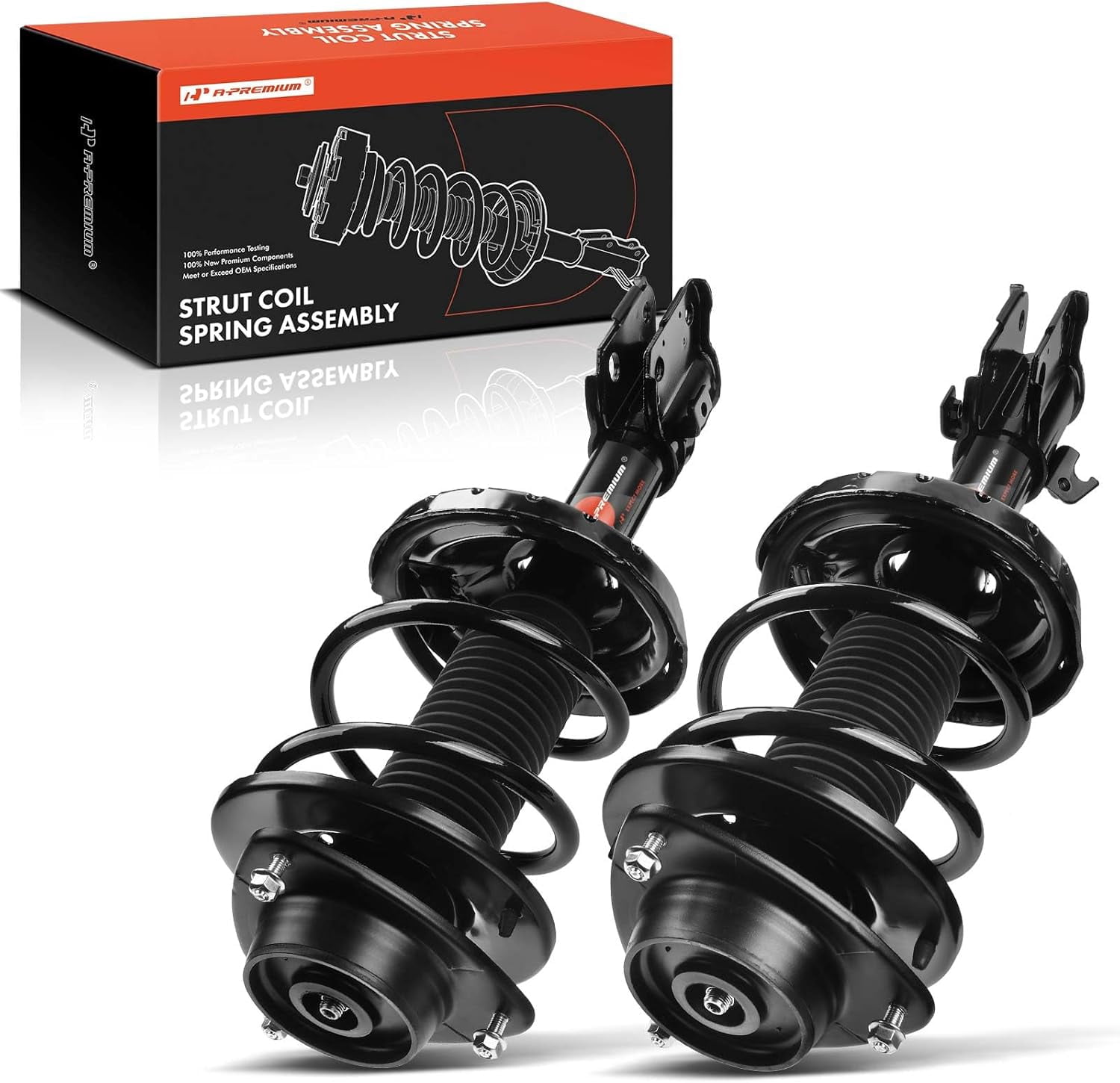 A-Premium Front Pair (2) Complete Strut & Coil Spring Assembly ...