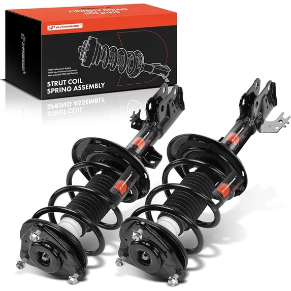 A-Premium Front Pair (2) Complete Strut and Coil Spring Assembly ...