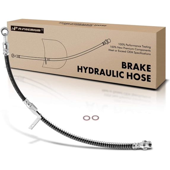 A-Premium Front Passenger Brake Hydraulic Hose Compatible with Select ...