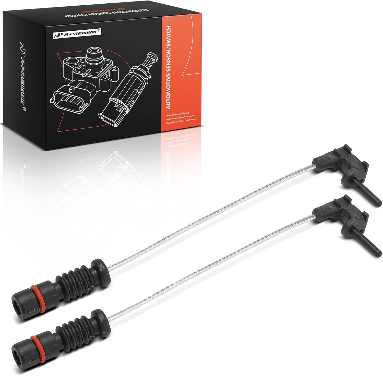 A-Premium Front or Rear Driver and Passenger Brake Pad Wear Sensor ...