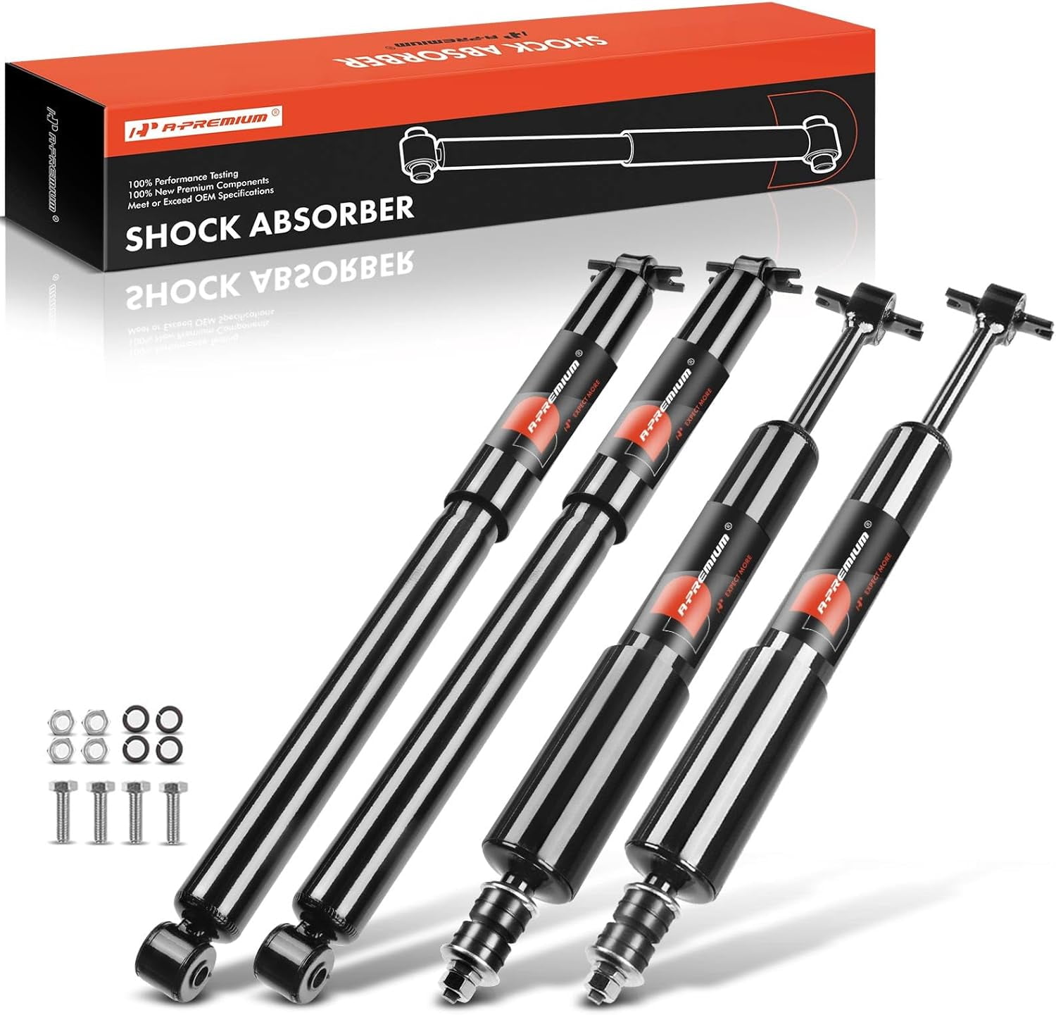 A-Premium Front and Rear Shock Absorber Struts Compatible with Ford ...