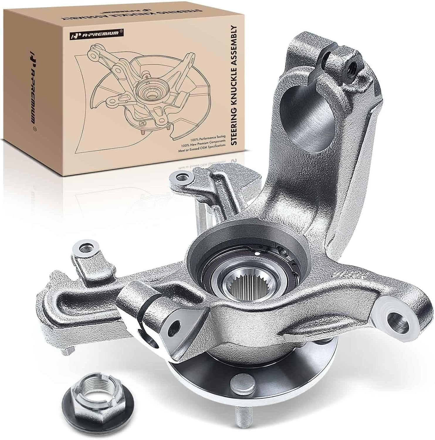 A-Premium Front Right Steering Knuckle & Wheel Bearing Hub Assembly ...