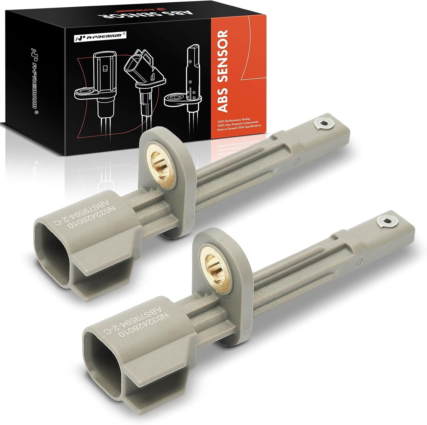 A-Premium Front Side ABS Wheel Speed Sensor Compatible with Volvo ...