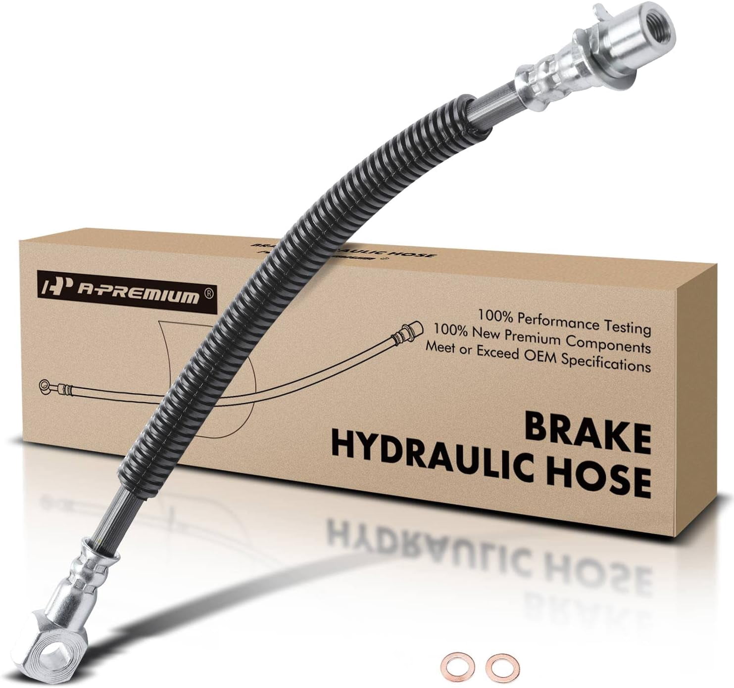 A-Premium Front Side Brake Hydraulic Hose Compatible with Chevy, GMC and Isuzu Models - Blazer ...