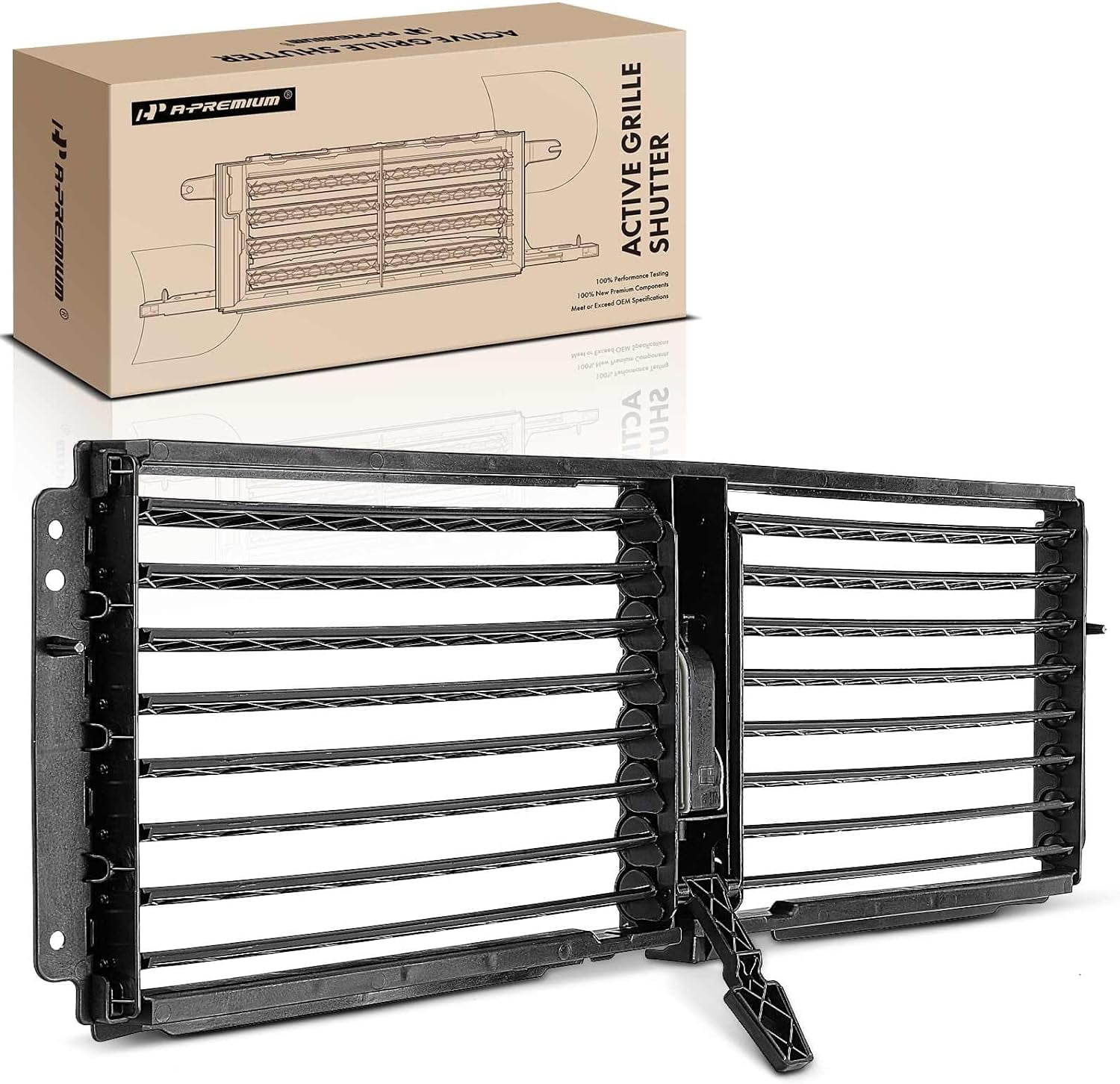 A-Premium Front Upper Radiator Grille Air Shutter Actuator Compatible ...