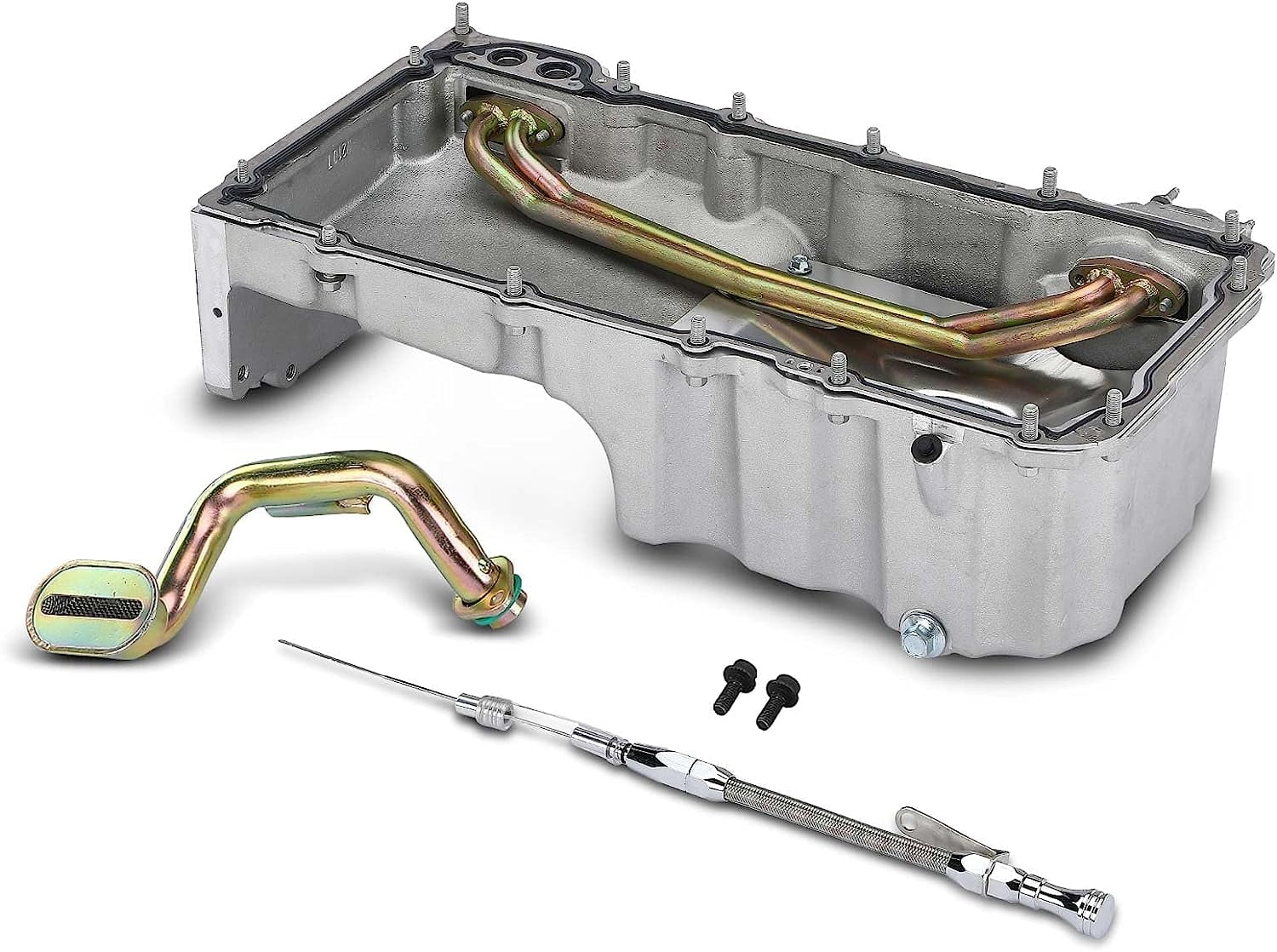 A-Premium Front Wet Sump Retrofit Engine Oil Pan with Drain Plug ...