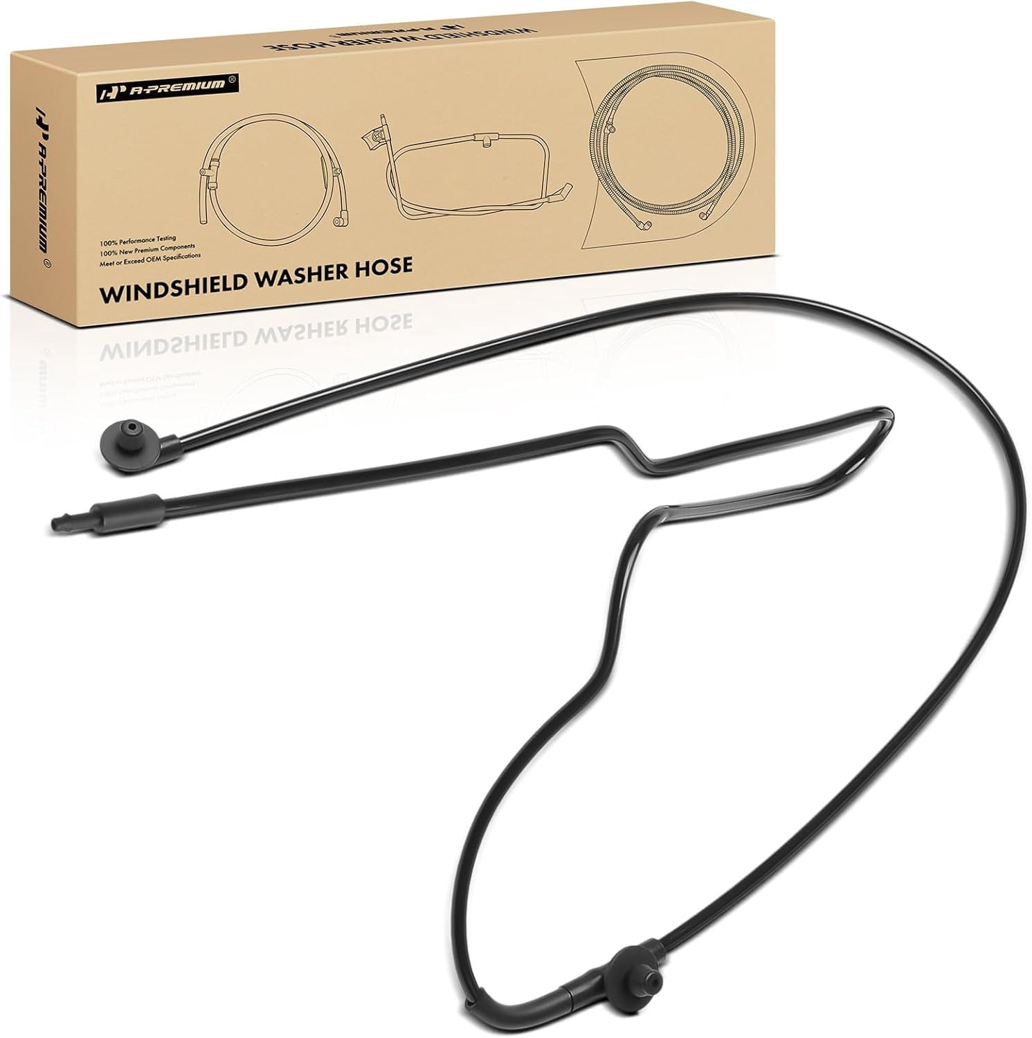 A-Premium Front Windshield Washer Hose Compatible with Chevrolet ...