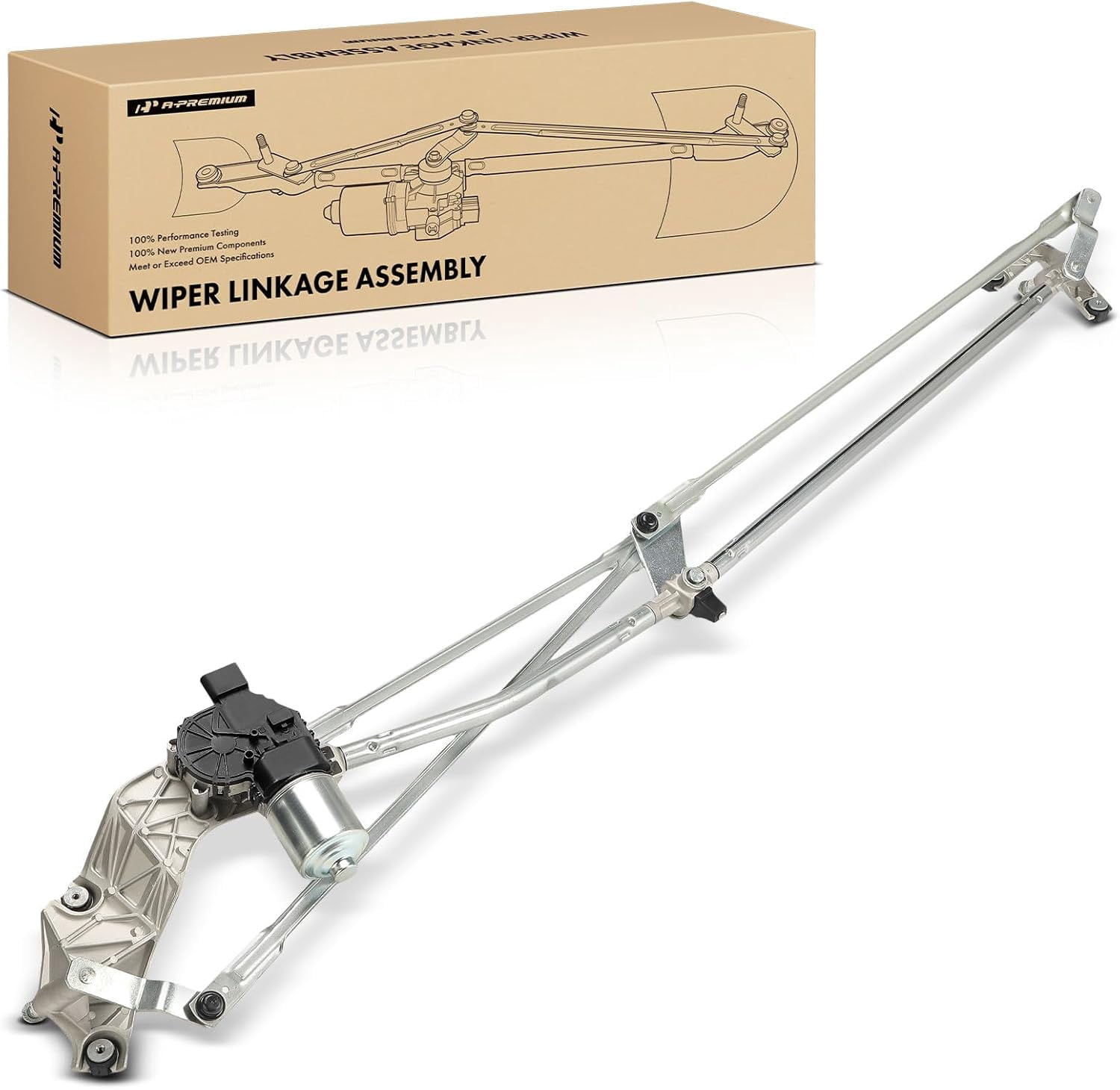 A-Premium Front Windshield Wiper Motor and Linkage Assembly Compatible ...