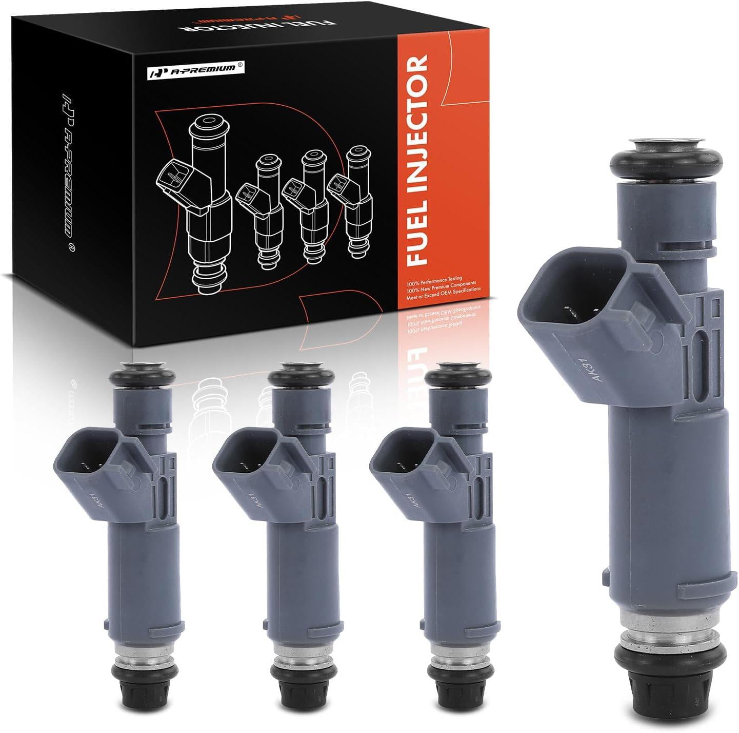 A-Premium Fuel Injectors, Set of 4, Compatible with Chevrolet, Pontiac ...
