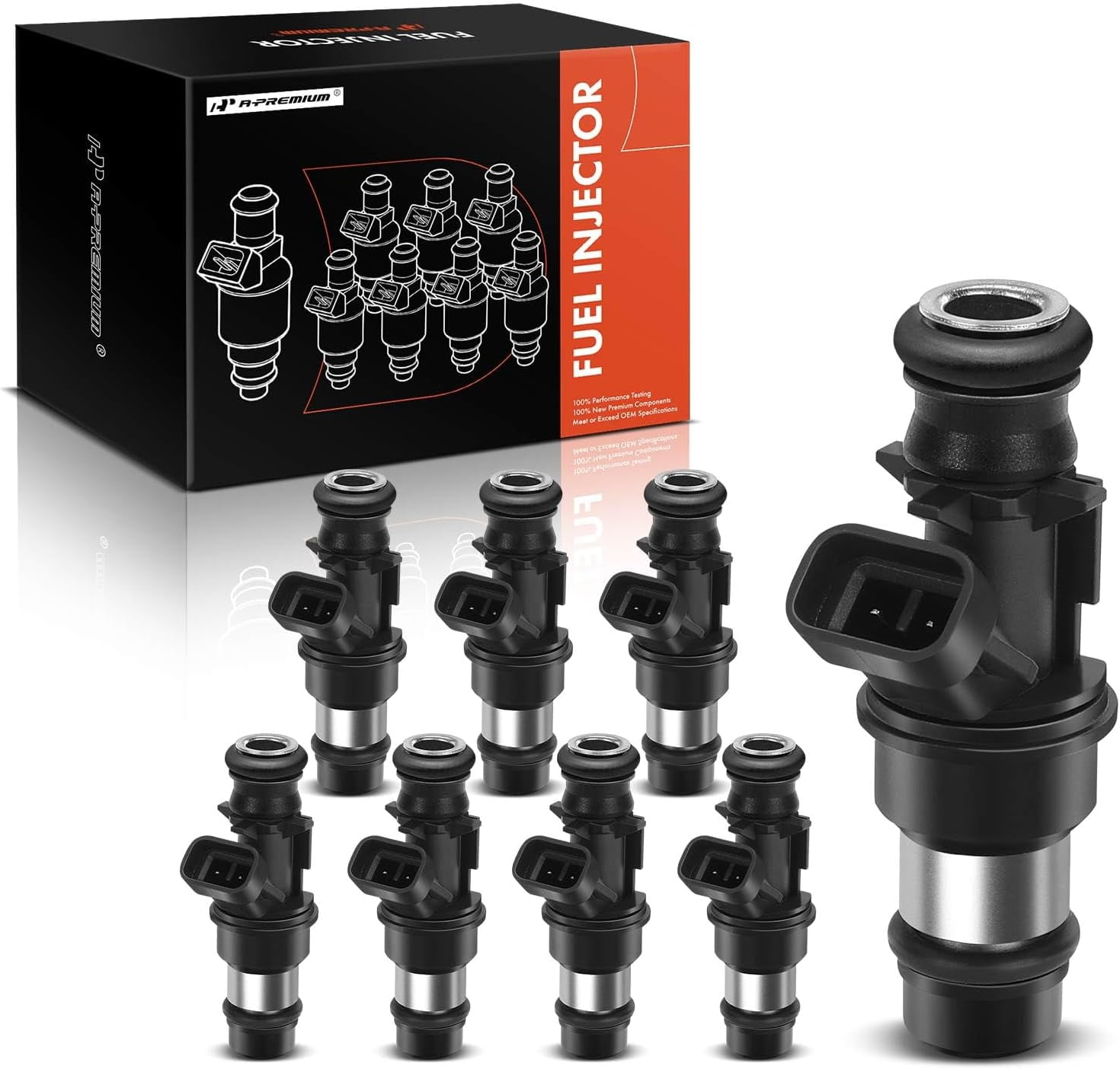 A-Premium Fuel Injectors for Chevy, GMC, Cadillac, Buick, 4.8L 5.3L 6 ...