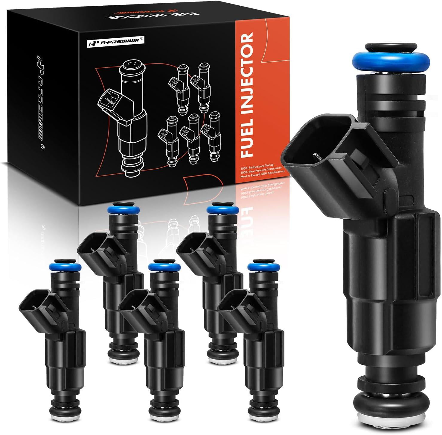 A-Premium Fuel Injectors Compatible with Jeep Cherokee 99-01, Grand ...