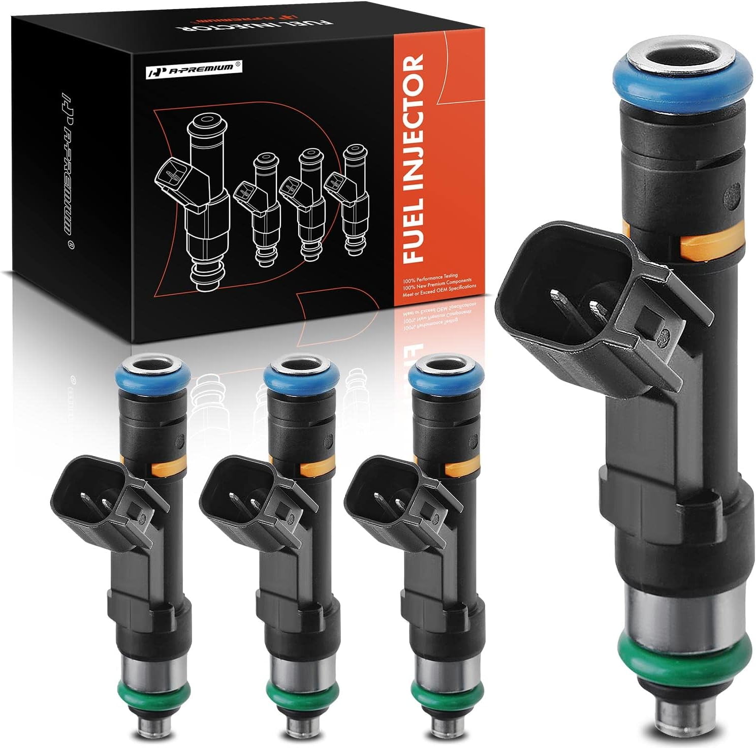 A-Premium Fuel Injectors Compatible with Mazda 3 2004-2013 6 2006-2008 ...