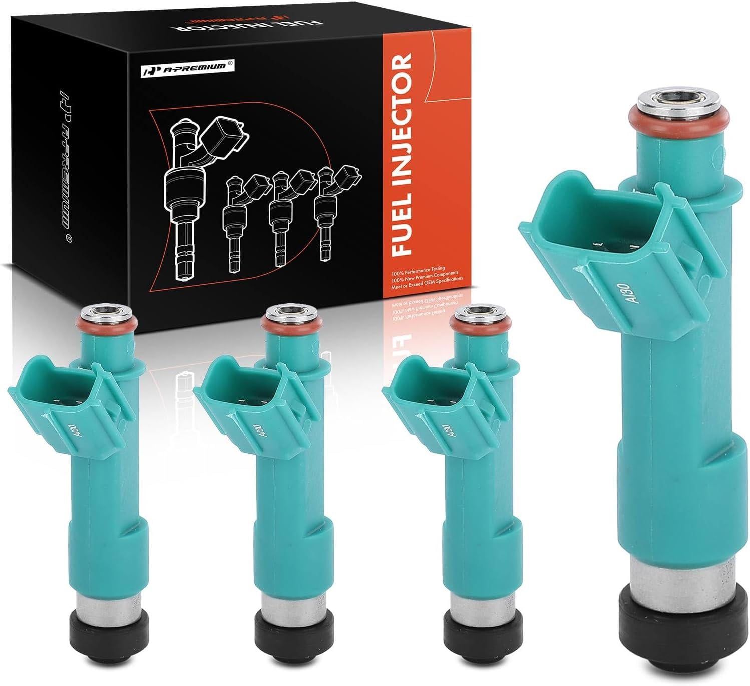 A-Premium Fuel Injectors Compatible with Toyota Camry 04-09, RAV4 04-08 ...