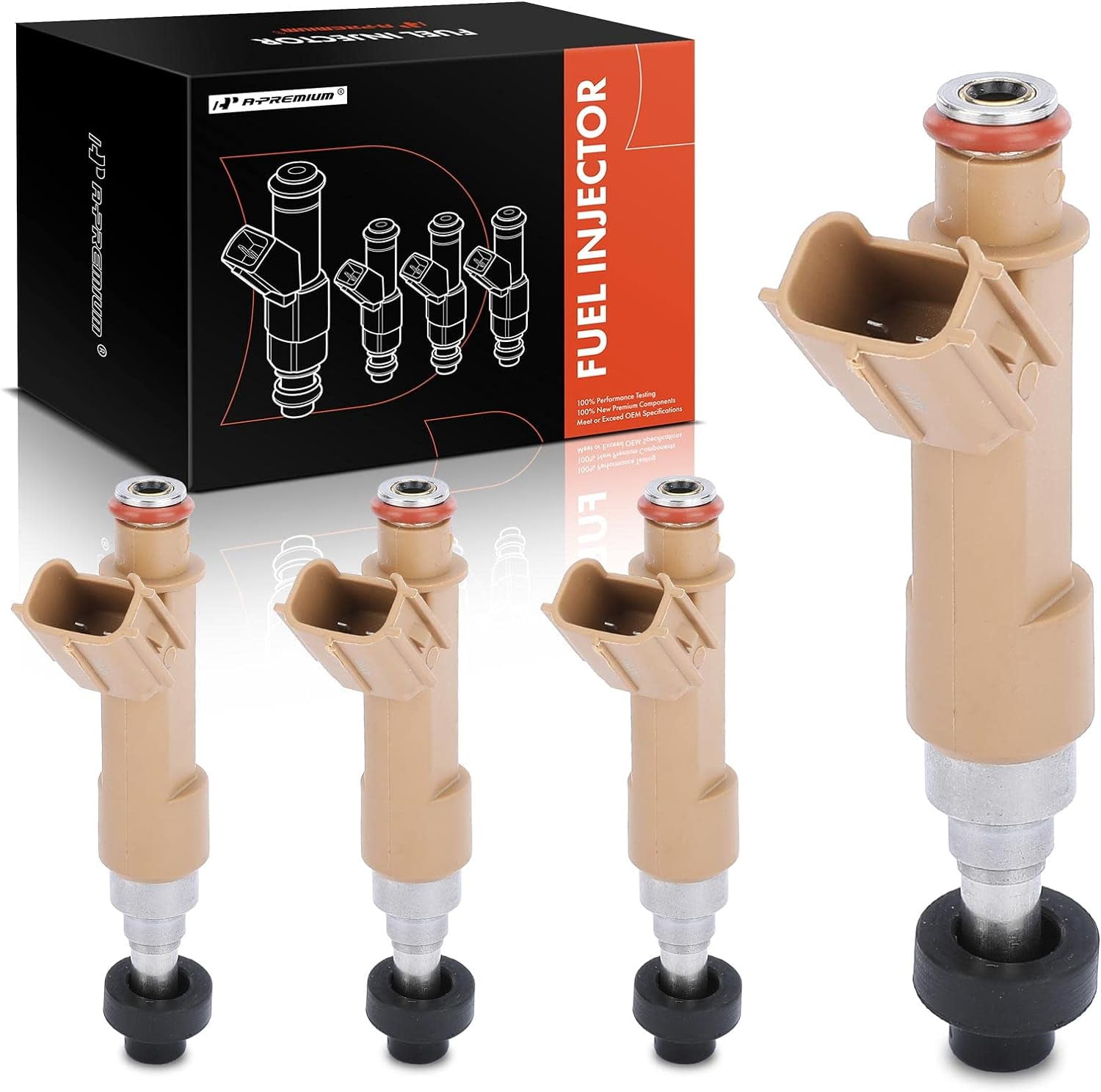 A-Premium Fuel Injectors Compatible with Toyota Corolla 2014 2015, L4 1 ...