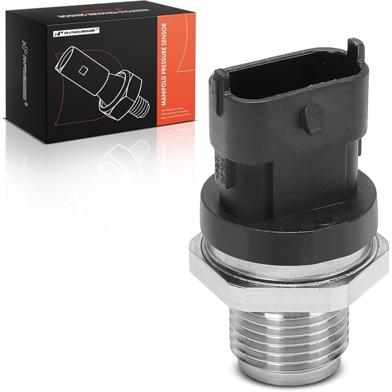 A-Premium Fuel Rail Pressure Sensor [3 Pins] Compatible with Land Rover ...