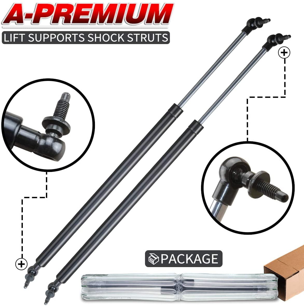 A-Premium Gas-Charged Lift Supports fits PT Cruiser 2 Pack - Walmart.com