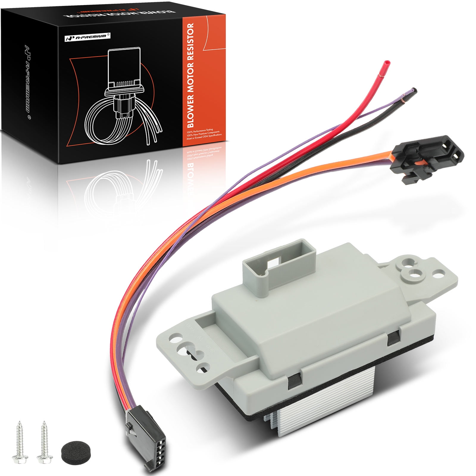 A-Premium HVAC A/C Blower Motor Resistor Complete Kit Replacement for ...