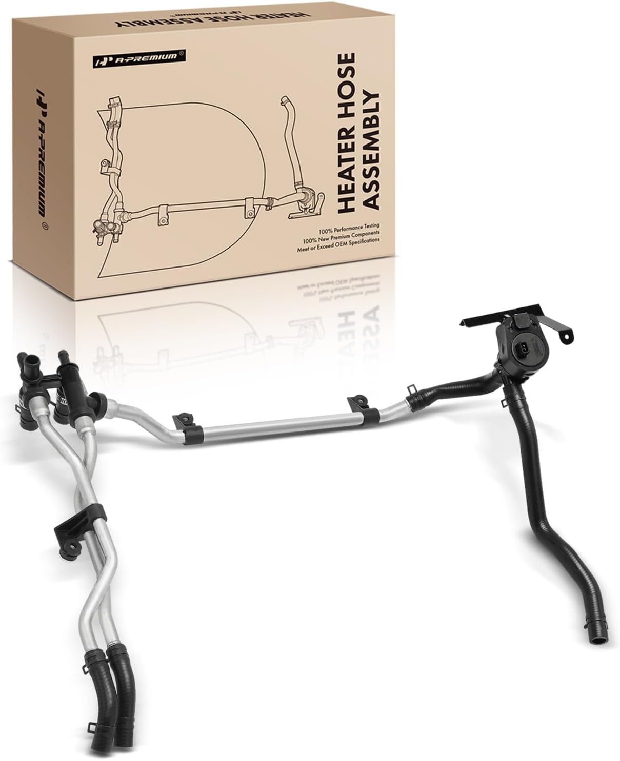 A-Premium HVAC Heater Hose Pipe Tube Assembly with Auxiliary Coolant ...