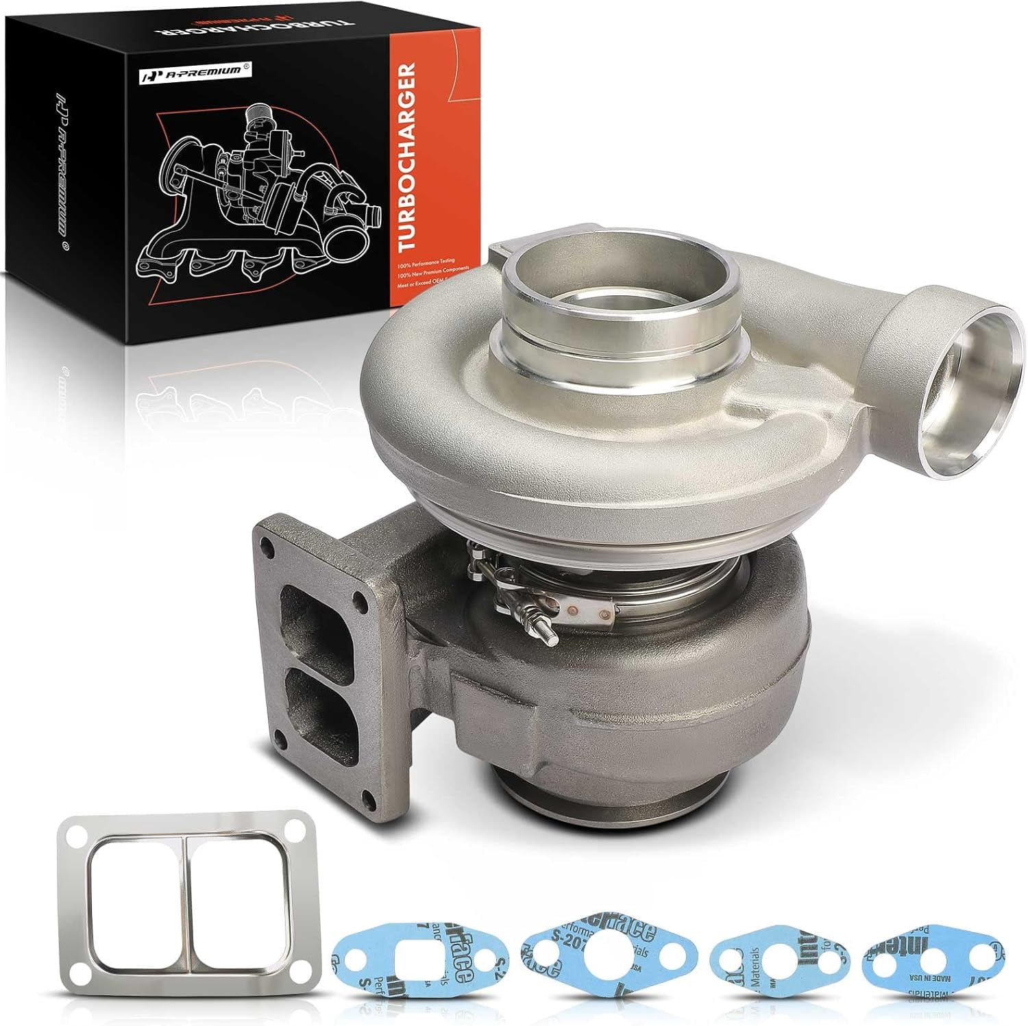 A-Premium HX55 Complete Turbocharger Turbo Kit Compatible with Volvo ...