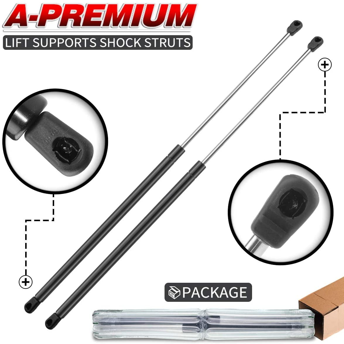 A-Premium Hood Bonnet Lift Supports Shock Struts Replacement for ...