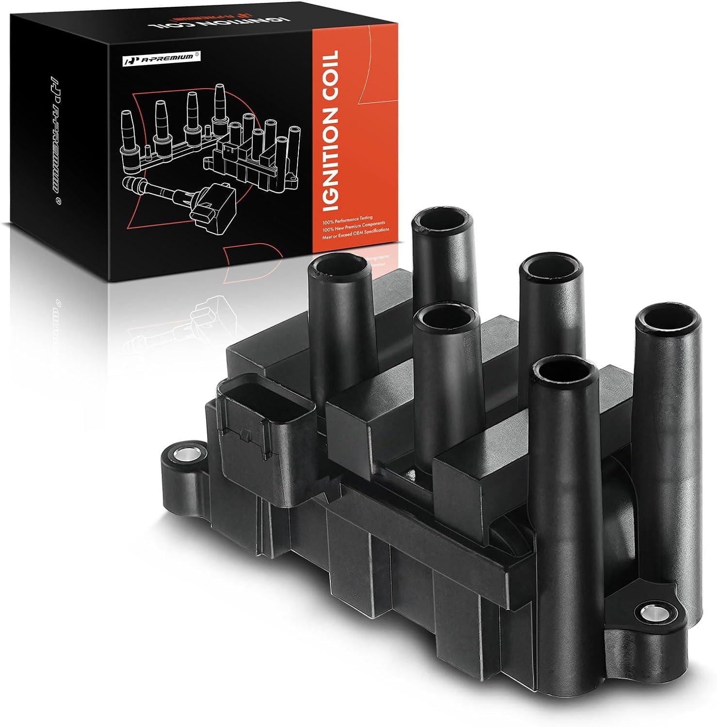 A-Premium Ignition Coil Pack for Ford F-150, Ranger, Taurus, Mustang ...