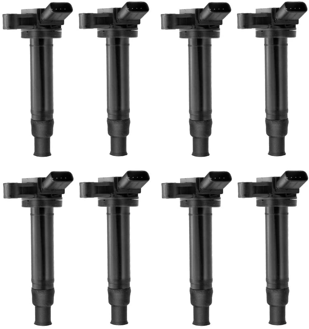 A-Premium Ignition Coils Pack Compatible with Toyota Sequoia Tundra ...