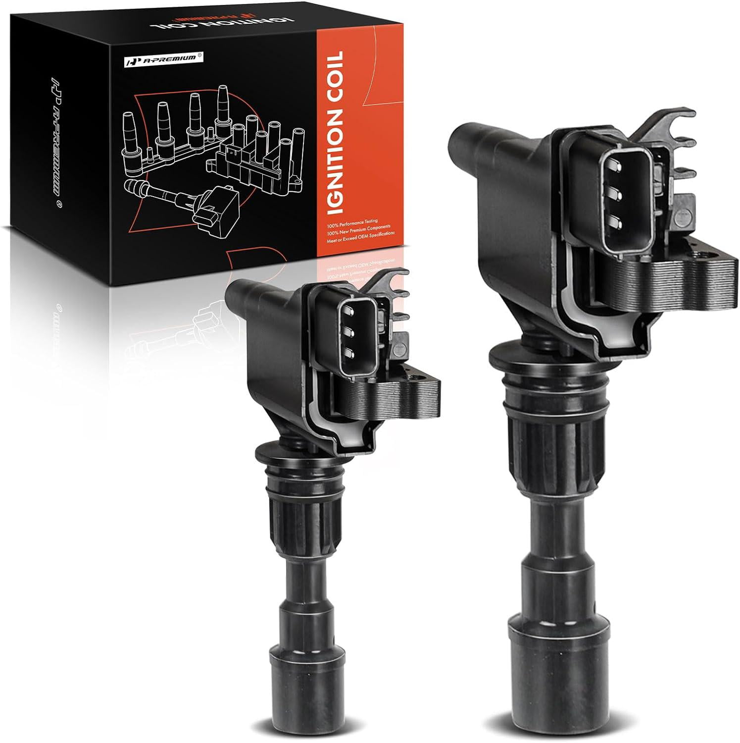 A-Premium Ignition Coils Pack Replacement for Mazda Miata 2001-2005 I4 ...