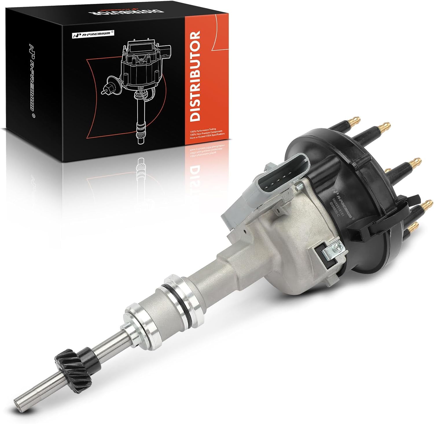 A-Premium Ignition Distributor with Cap and Rotor Compatible with Ford ...