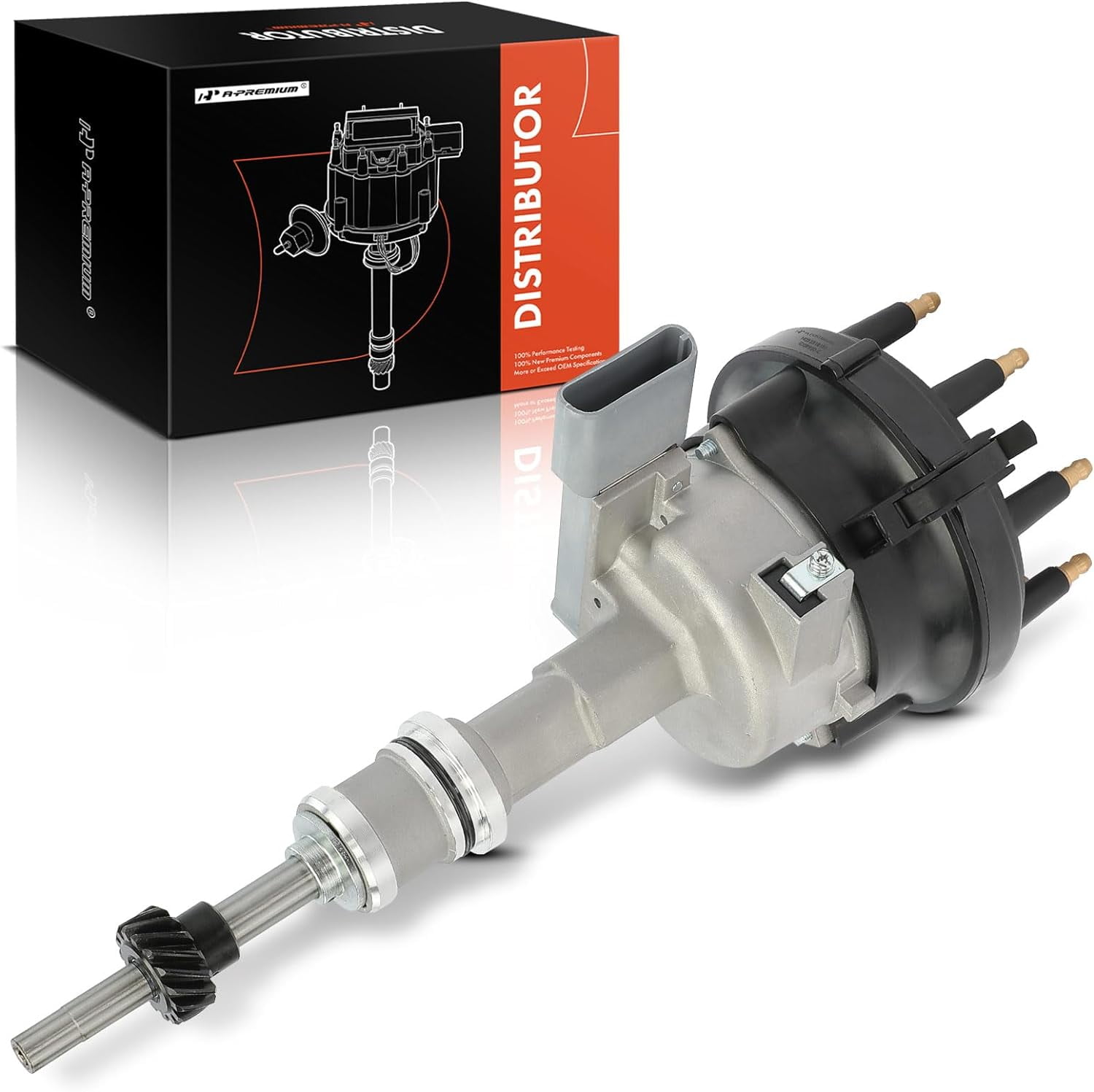 A-Premium Ignition Distributor with Cap and Rotor Compatible with Ford ...