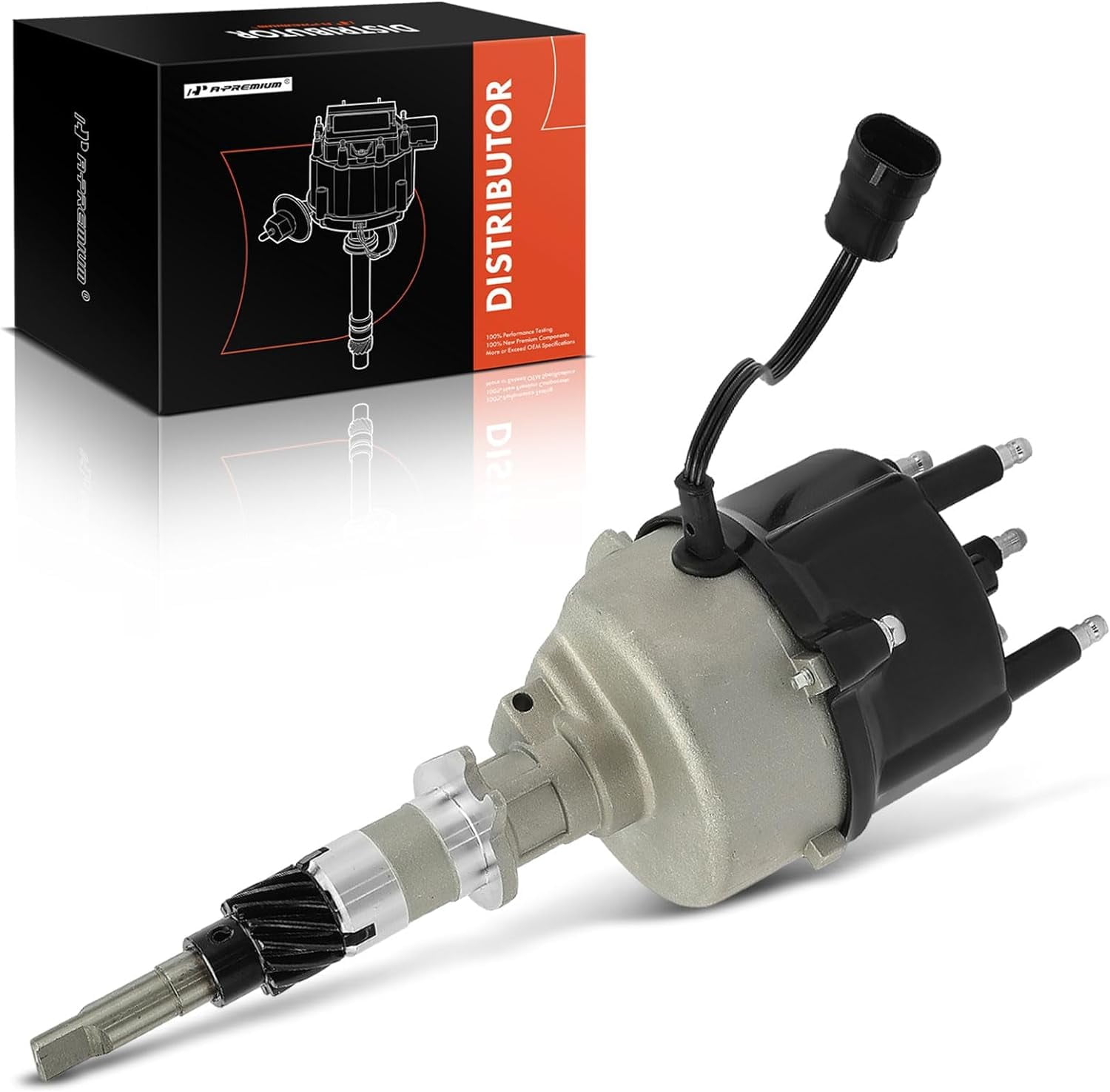 A-Premium Ignition Distributor with Cap and Rotor Compatible with Jeep ...