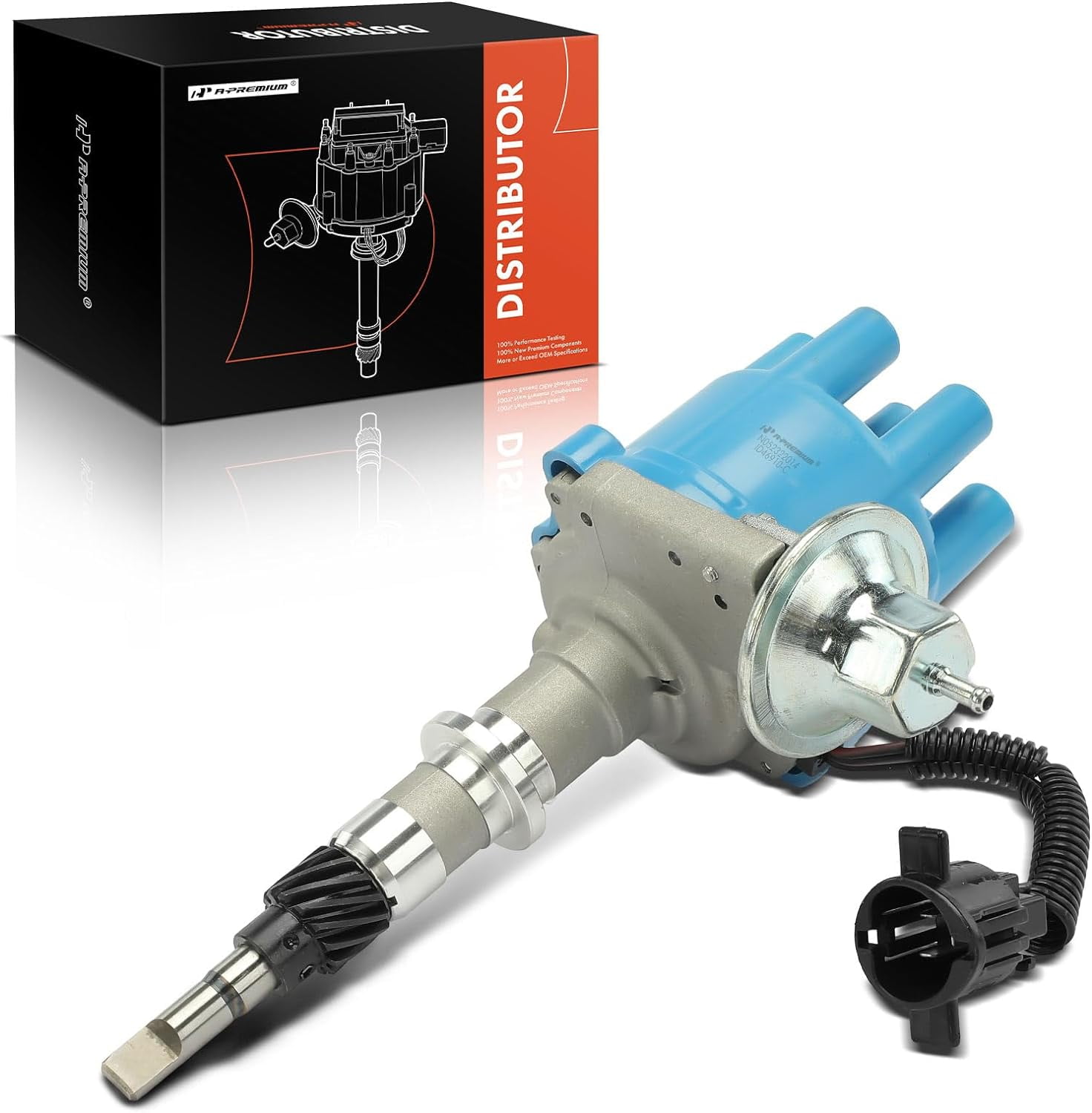A-Premium Ignition Distributor with Cap and Rotor Compatible with Jeep ...