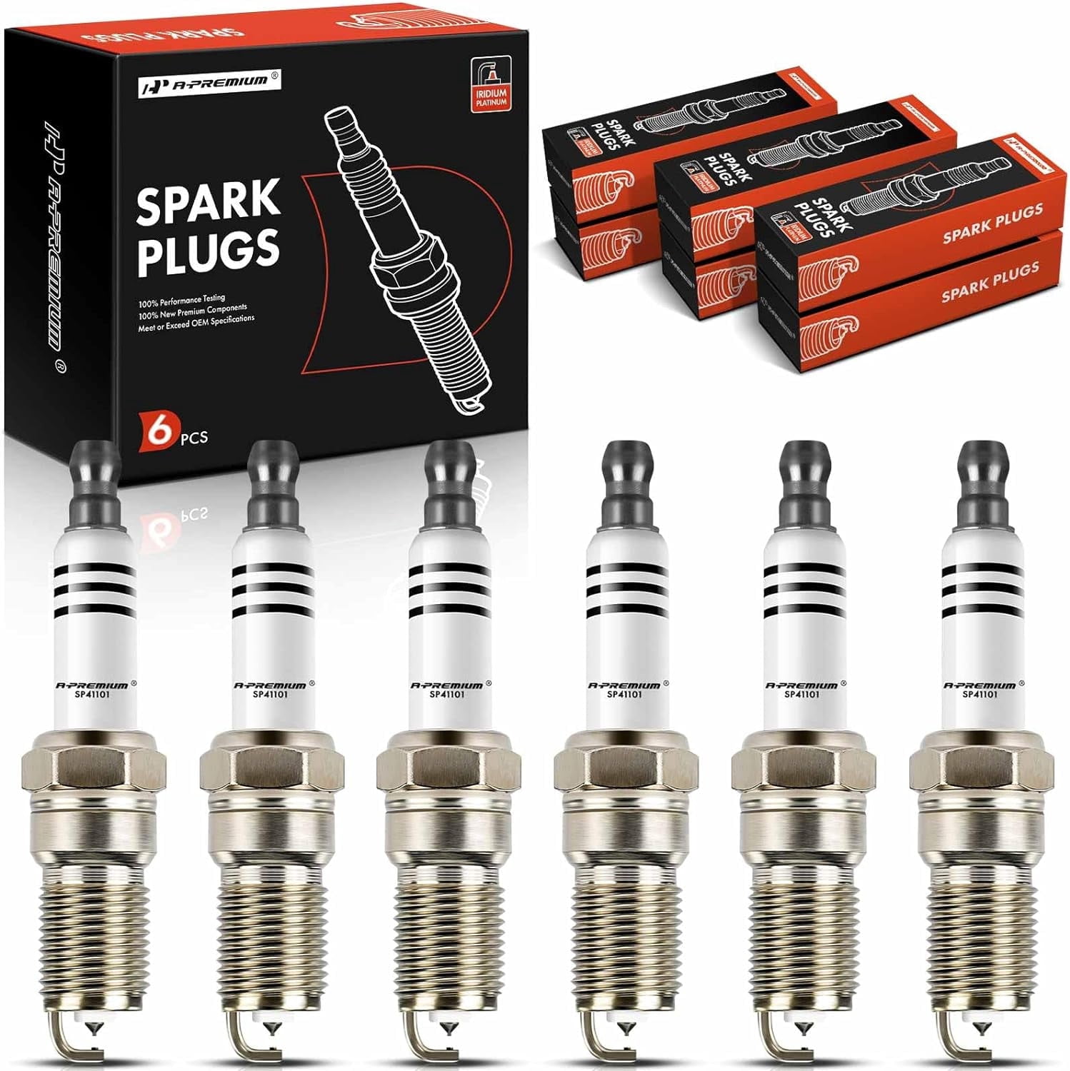 A-Premium Iridium & Platinum Spark Plug Compatible with Chevrolet ...
