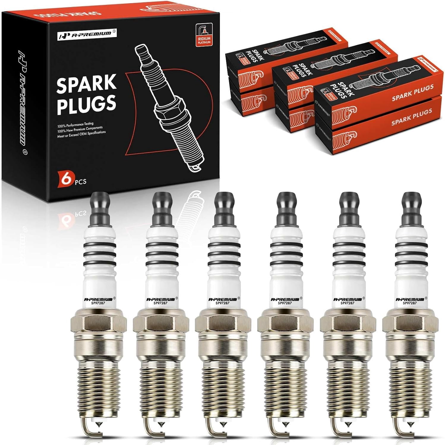 A-Premium Iridium Platinum Spark Plugs Compatible with Ford F-150 ...