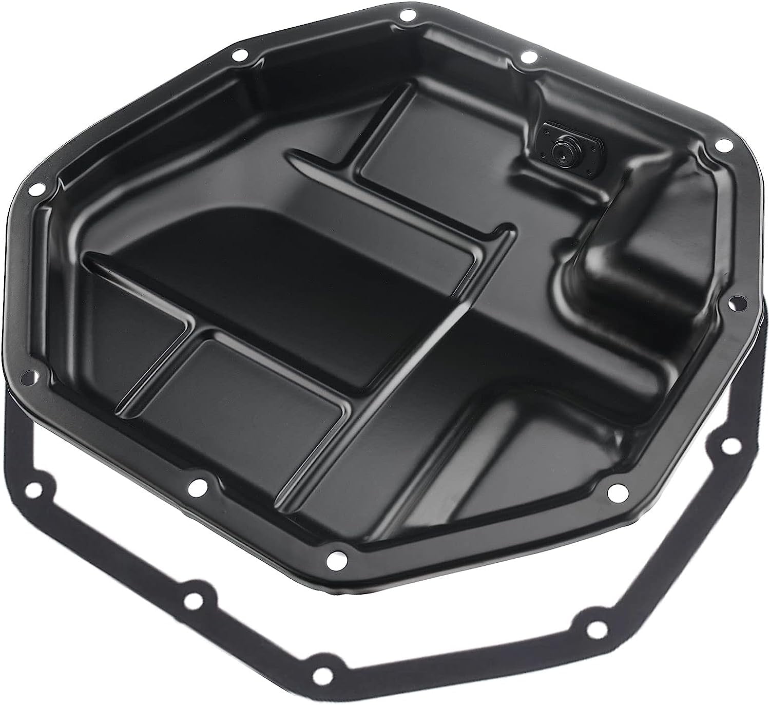 A-Premium Lower Engine Oil Pan Sump with Drain Plug & Gasket Compatible ...