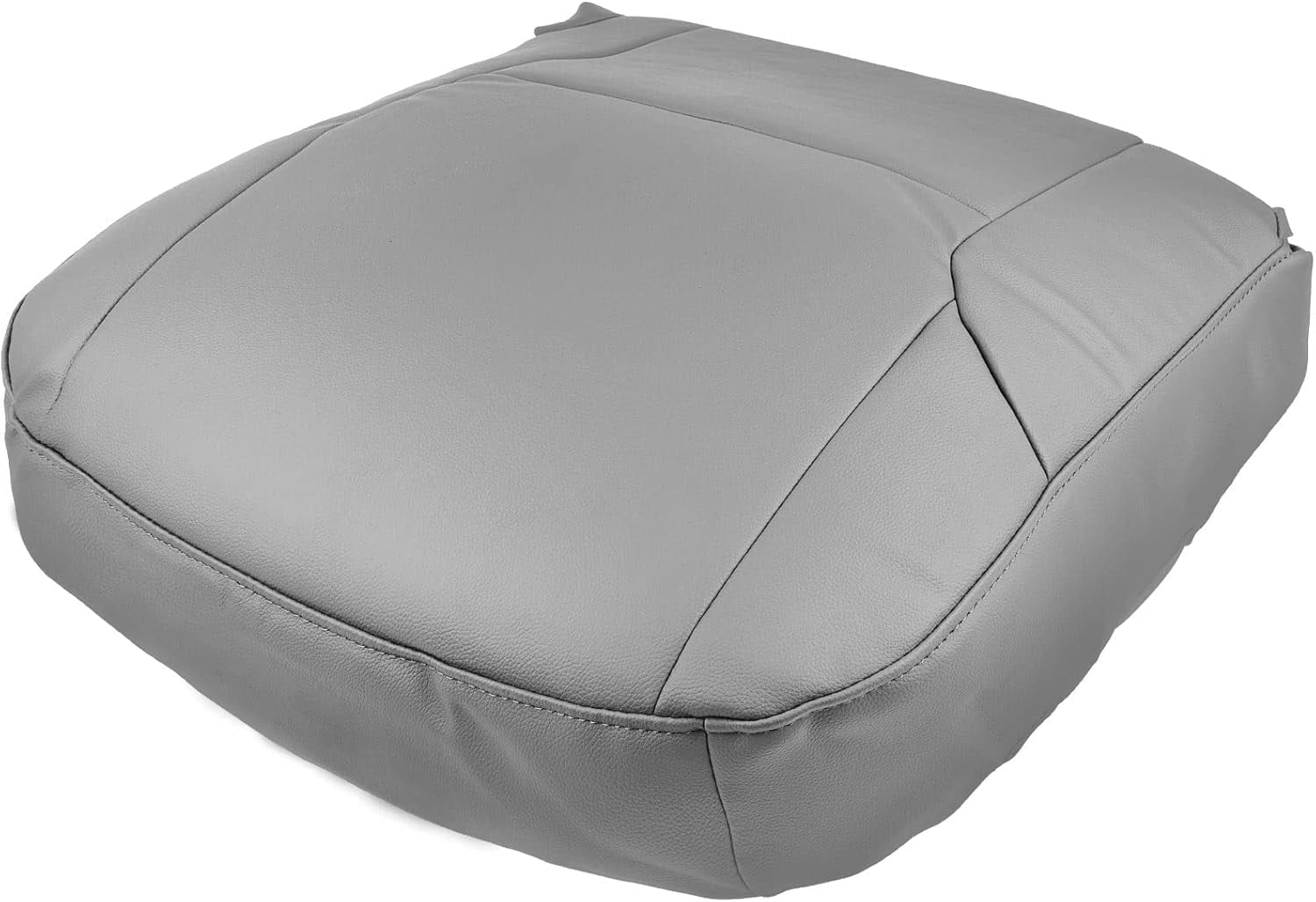 A-Premium Med Gray Leather Car Seat Cover Protector for Front Left Seat ...