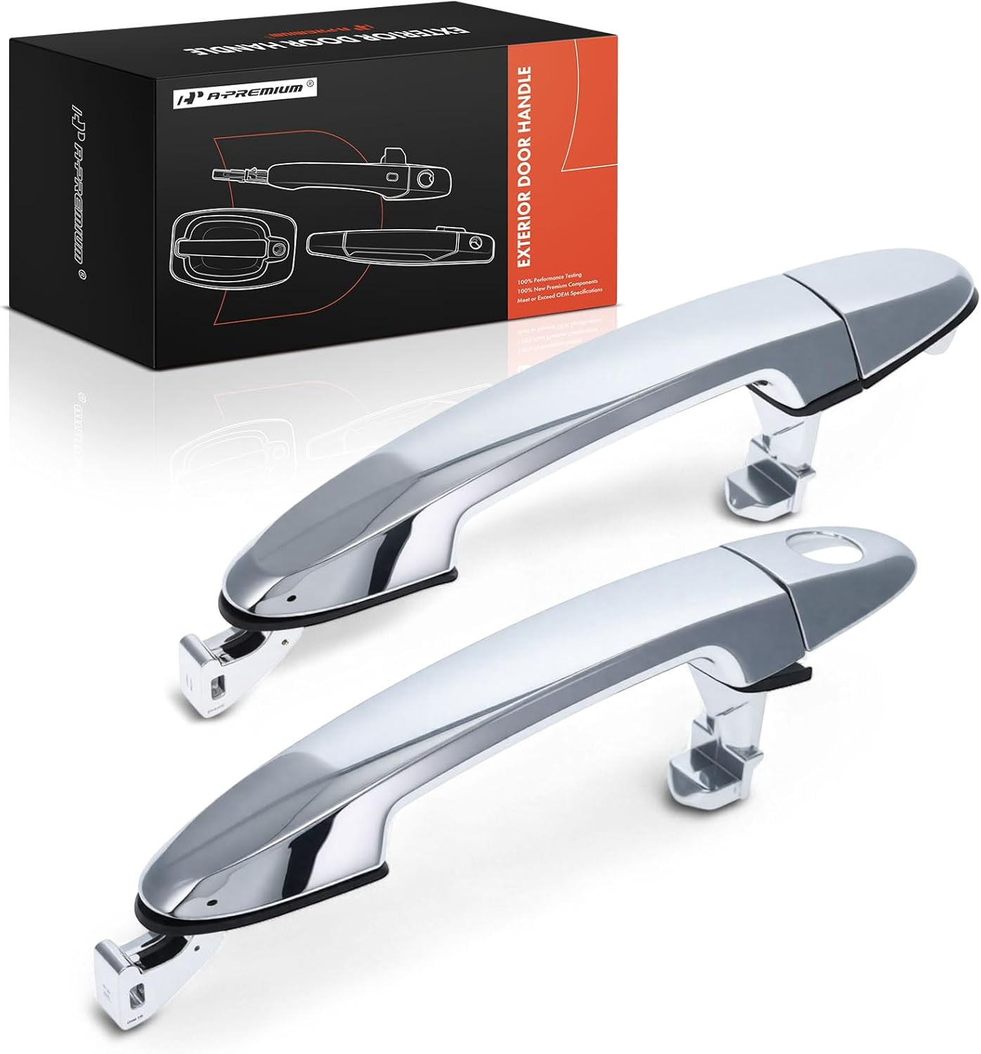 A-Premium Outside Exterior Door Handles Compatible with Hyundai Santa ...