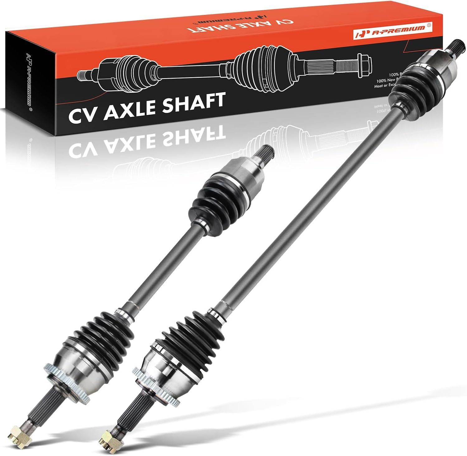 A-Premium Pair (2) Front CV Axle Half Shafts Assembly Compatible with ...