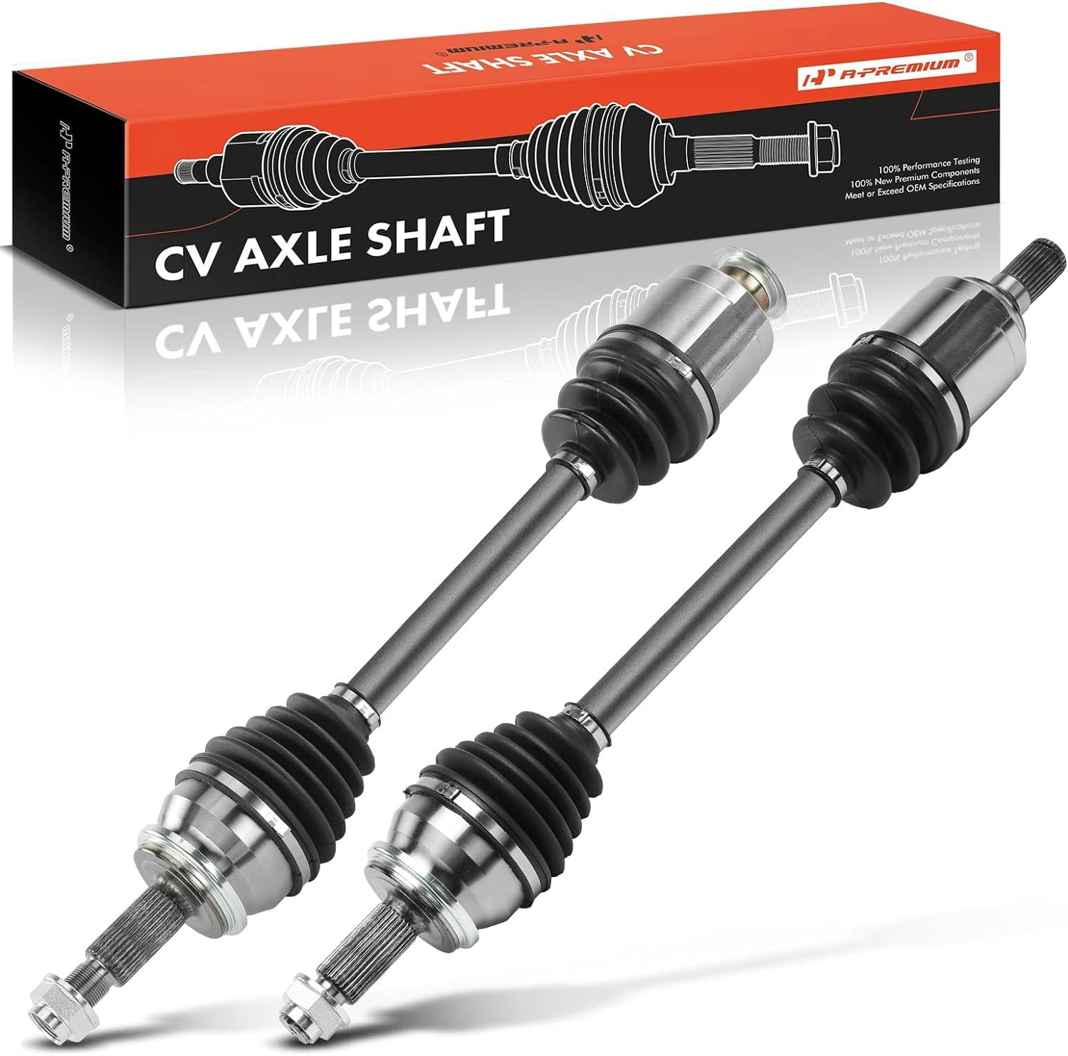 A-Premium Pair (2) Front CV Axle Shaft Assembly Compatible with Hyundai ...