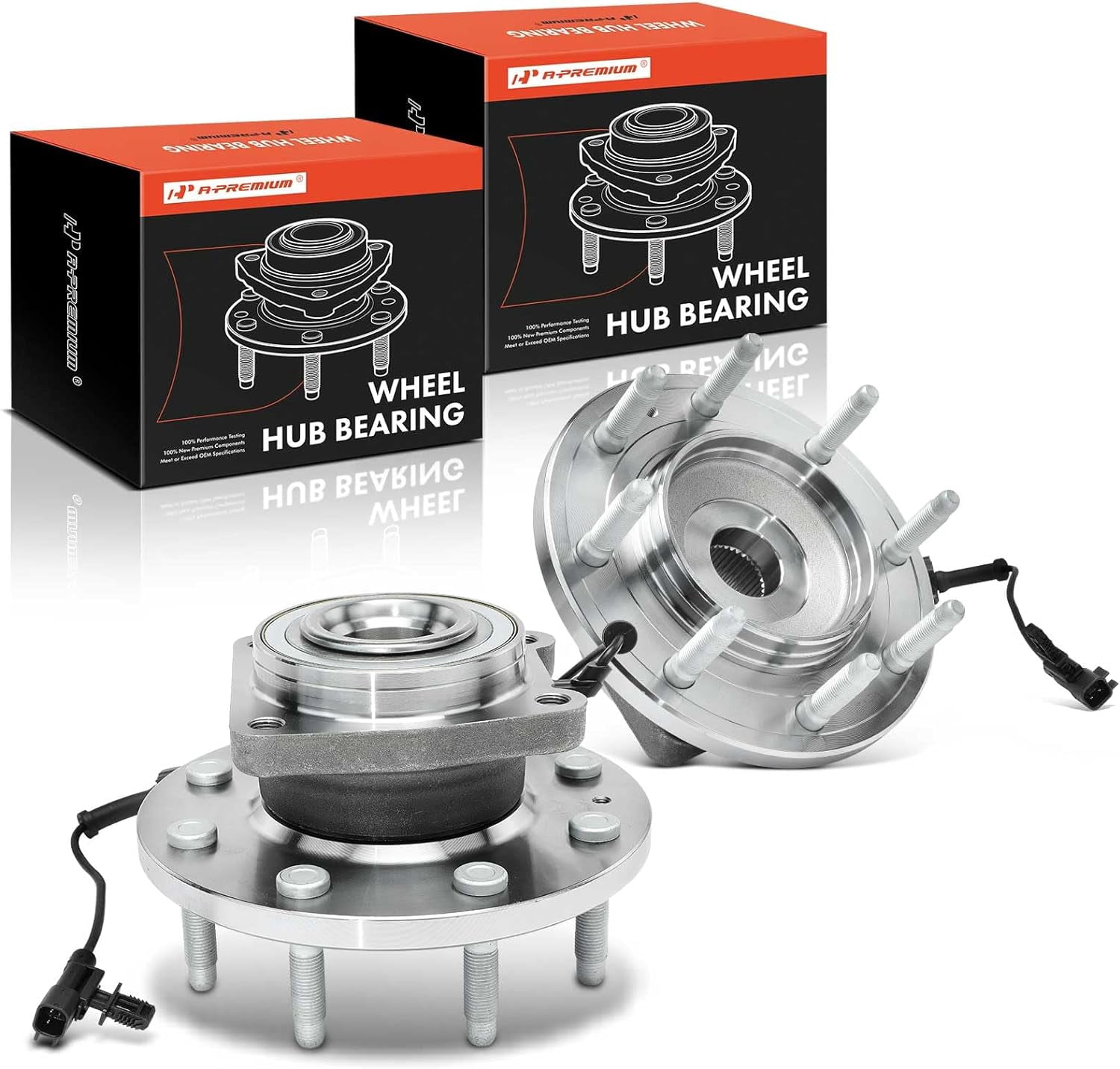 A-Premium Pair [2] Front Wheel Bearing Hub Assembly Compatible with ...