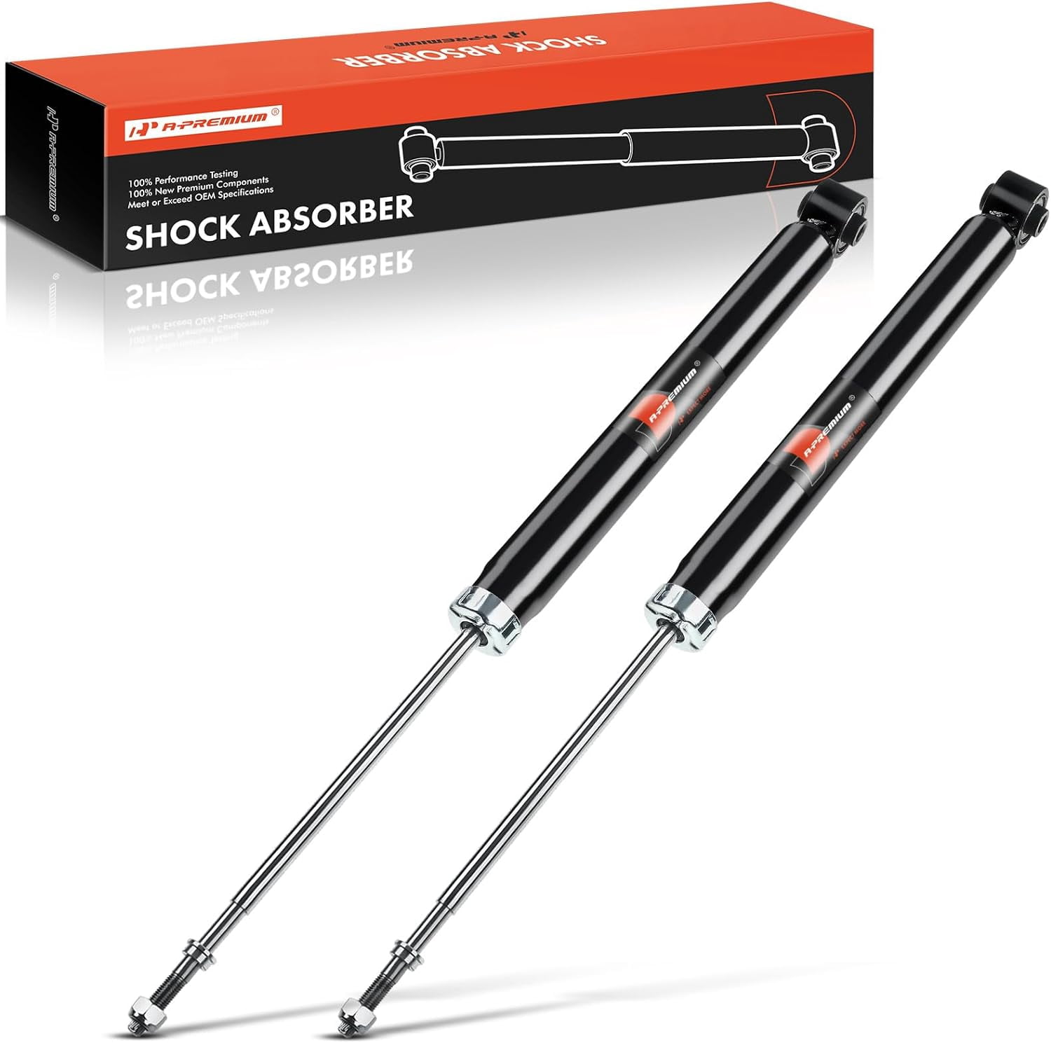 A-Premium Pair 2 Rear Suspension Shock Strut Absorbers Compatible with ...