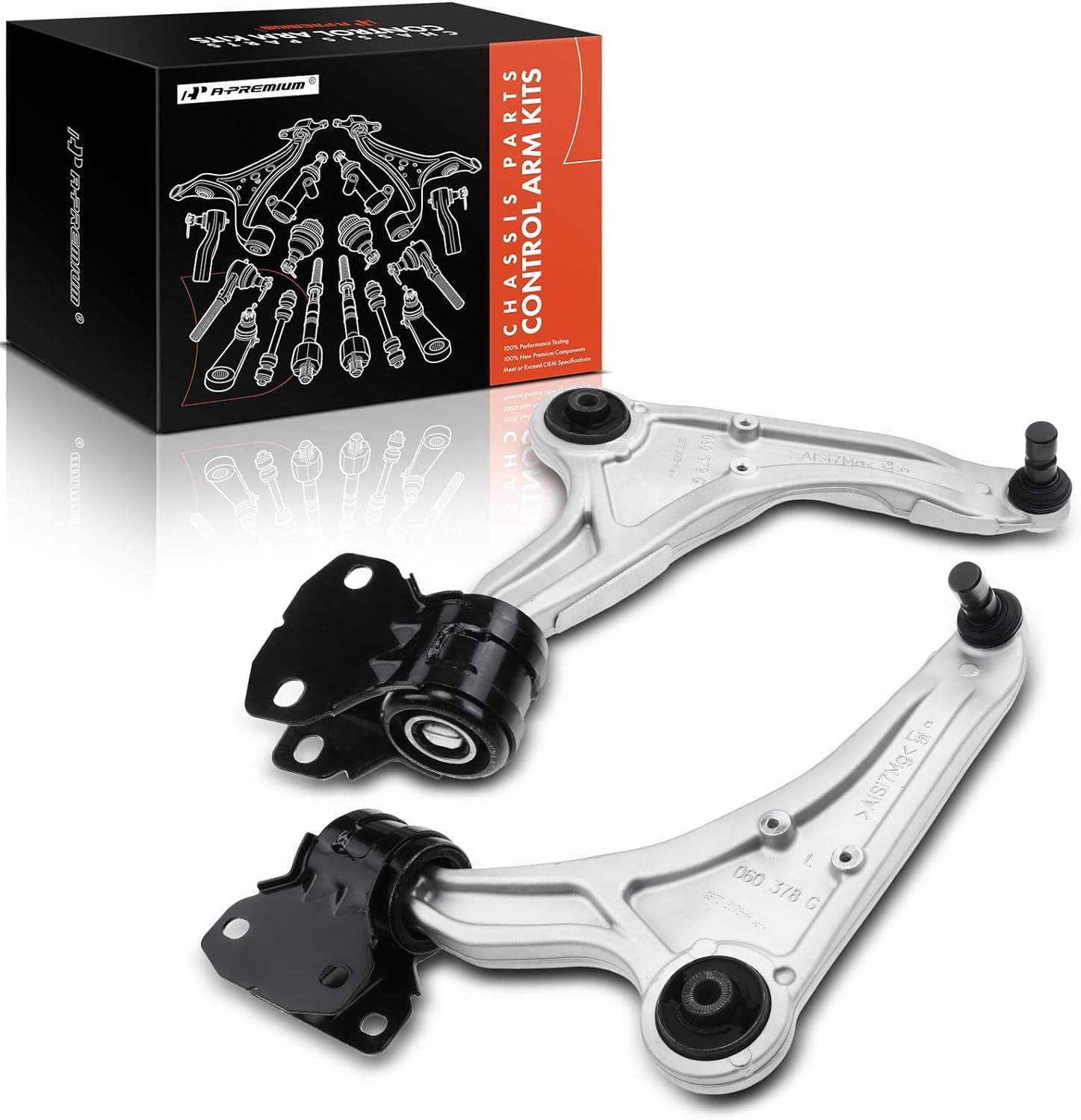 A-Premium Pair Front Lower Control Arm and Ball Joint Assembly ...