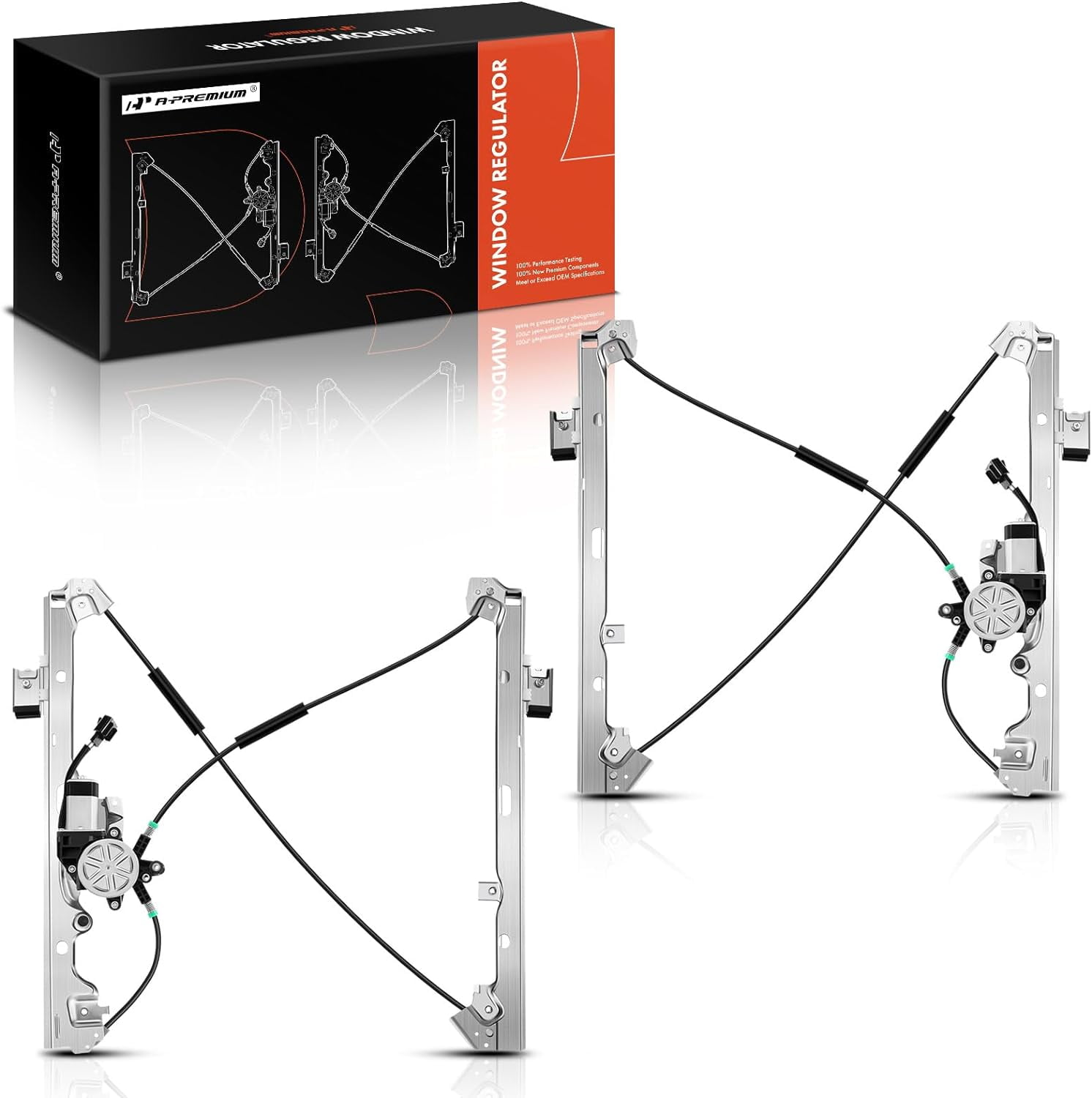 A-Premium Power Lift Window Regulators with Motor Replacement for ...