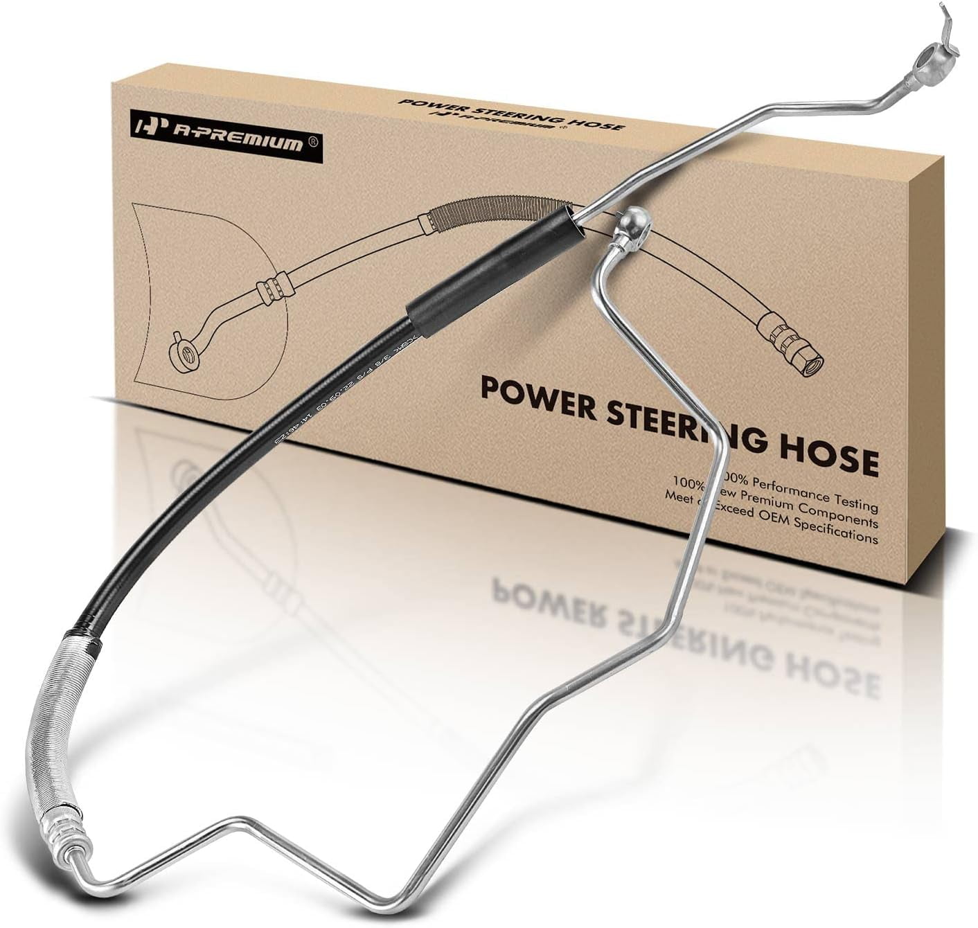 A-Premium Power Steering Hose Pressure Hose Line Assembly Compatible ...