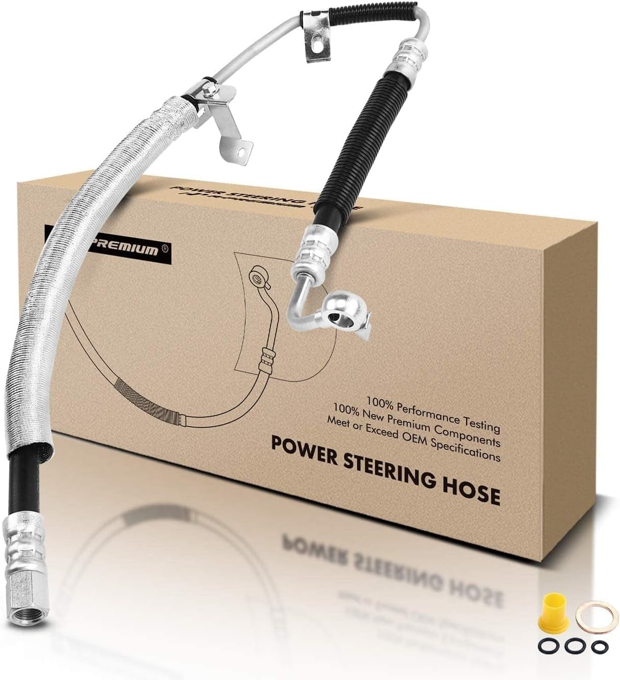 A-Premium Power Steering Pressure Hose Line Assembly Compatible with ...