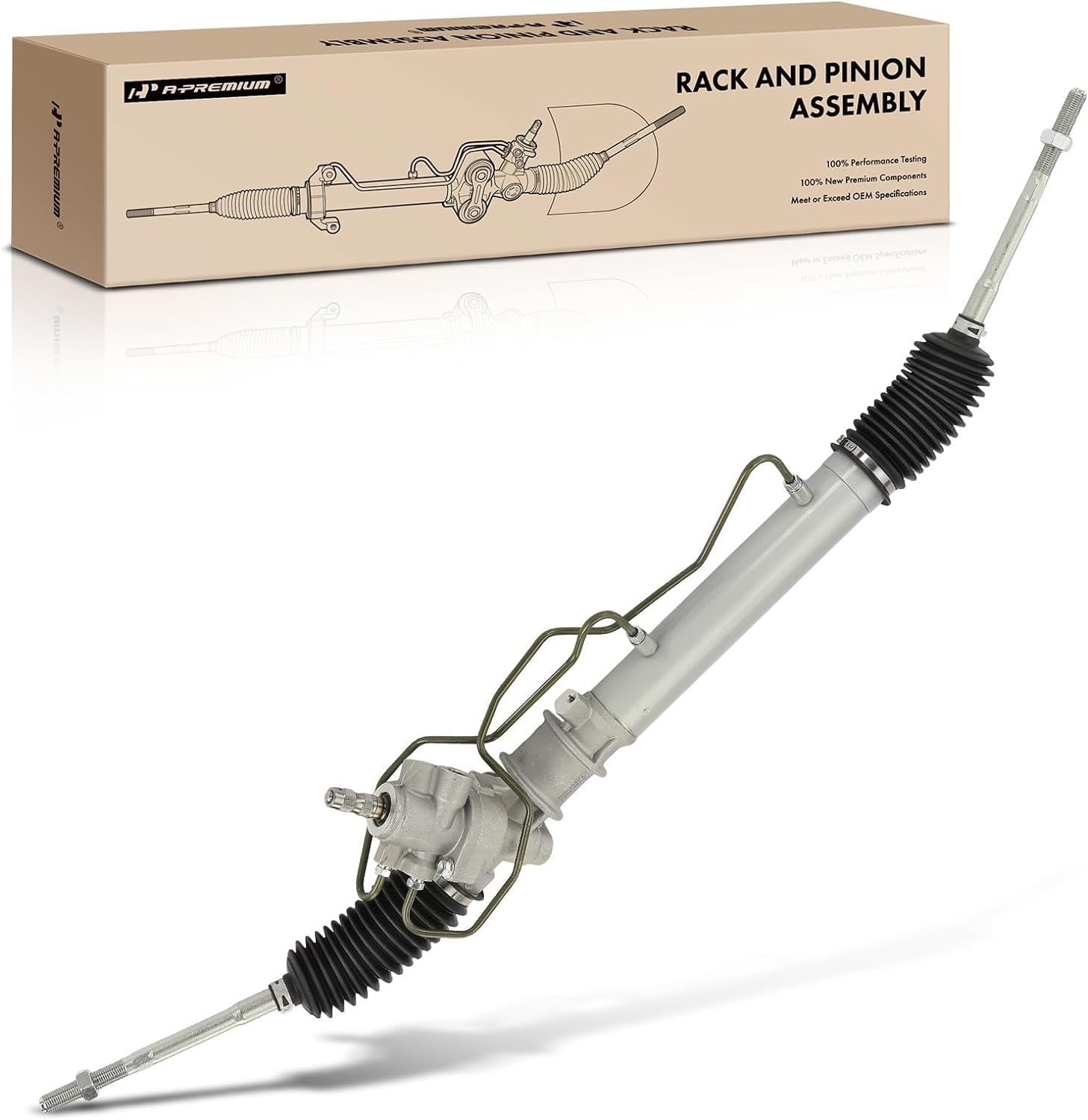 A-Premium Power Steering Rack Pinion Assembly with Inner Tie Rod End ...