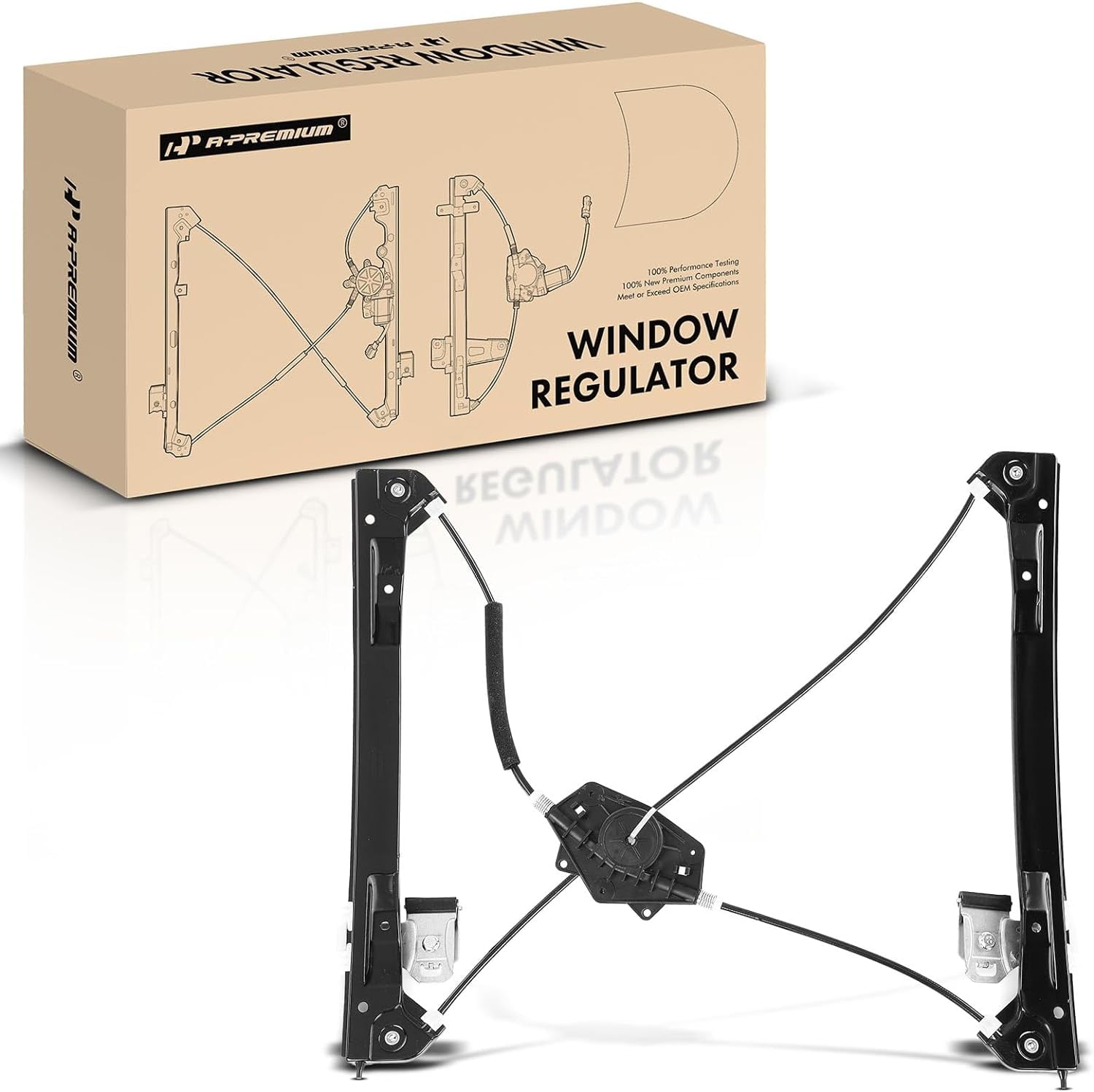 A-Premium Power Window Regulator Without Motor Compatible with Ford ...