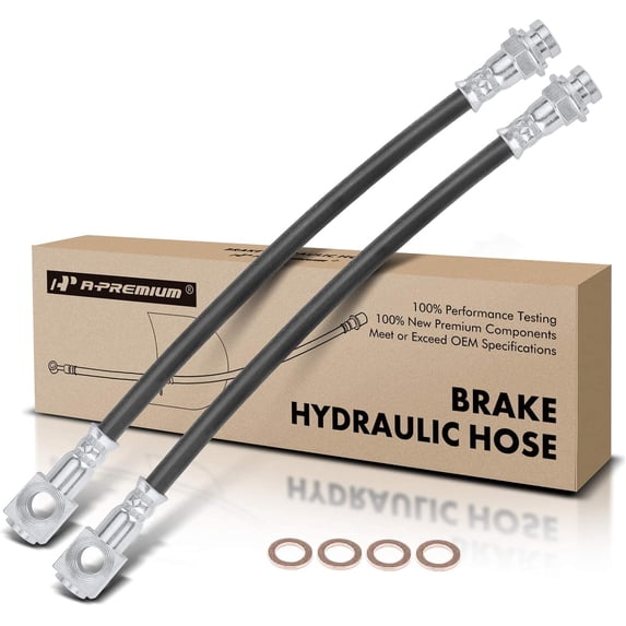 A-Premium Rear Brake Hydraulic Hose Compatible with Select Chevy, Buick ...