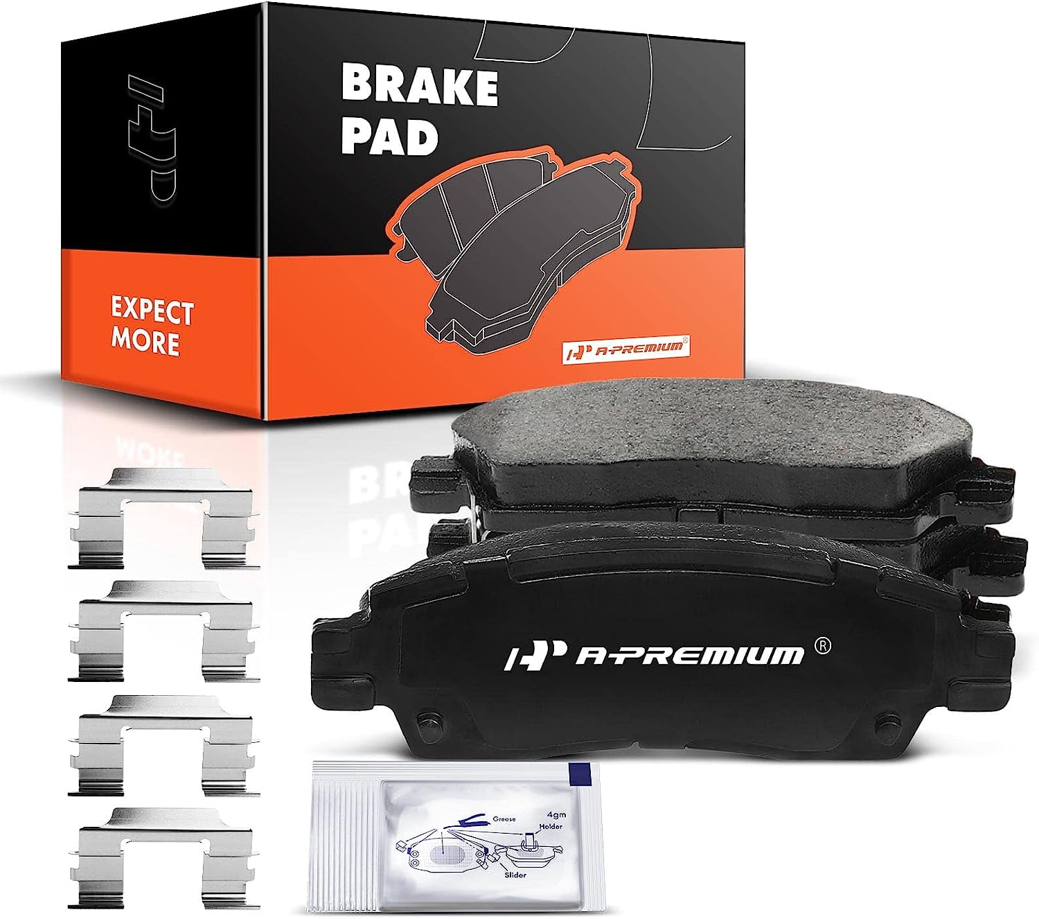 A-Premium Rear Ceramic Disc Brake Pads Set Compatible with Select Buick ...