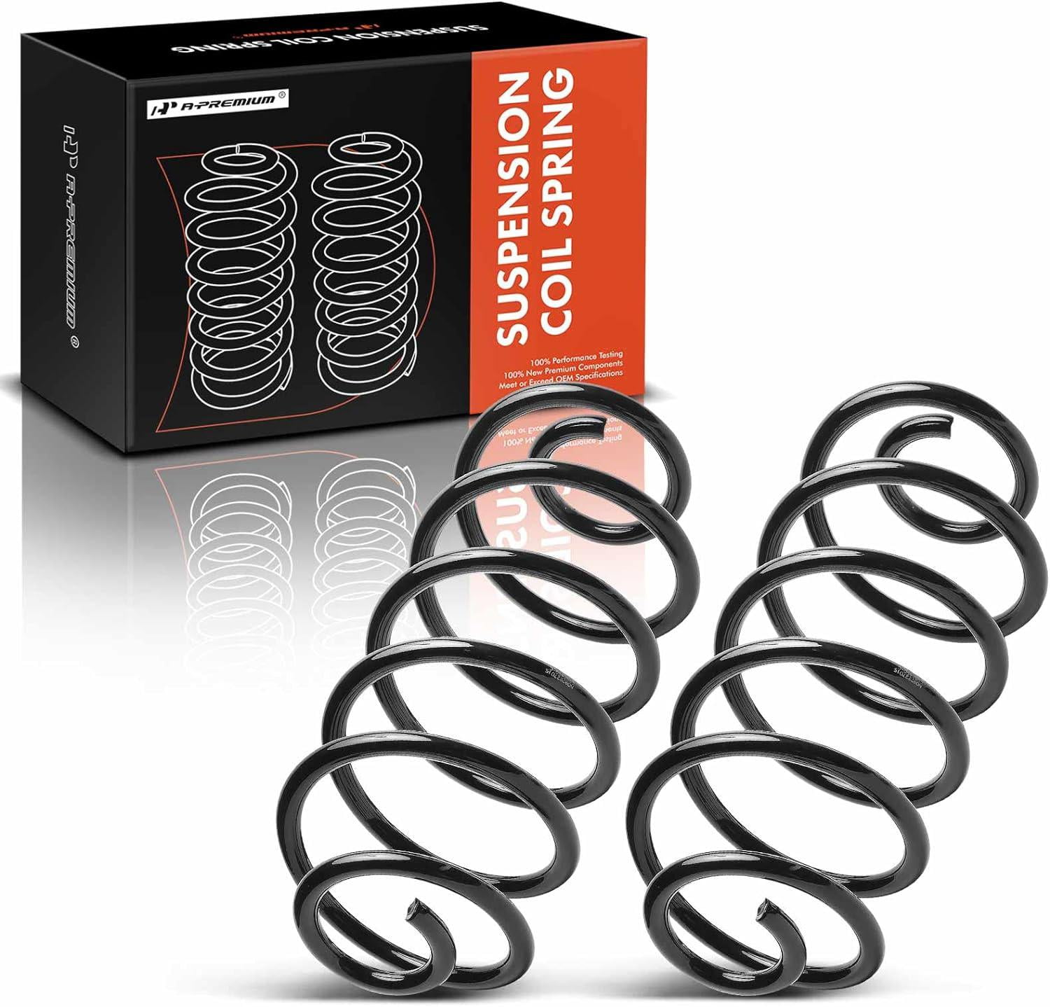 A-Premium Rear Coil Spring Set Compatible with Chevrolet Impala Caprice ...