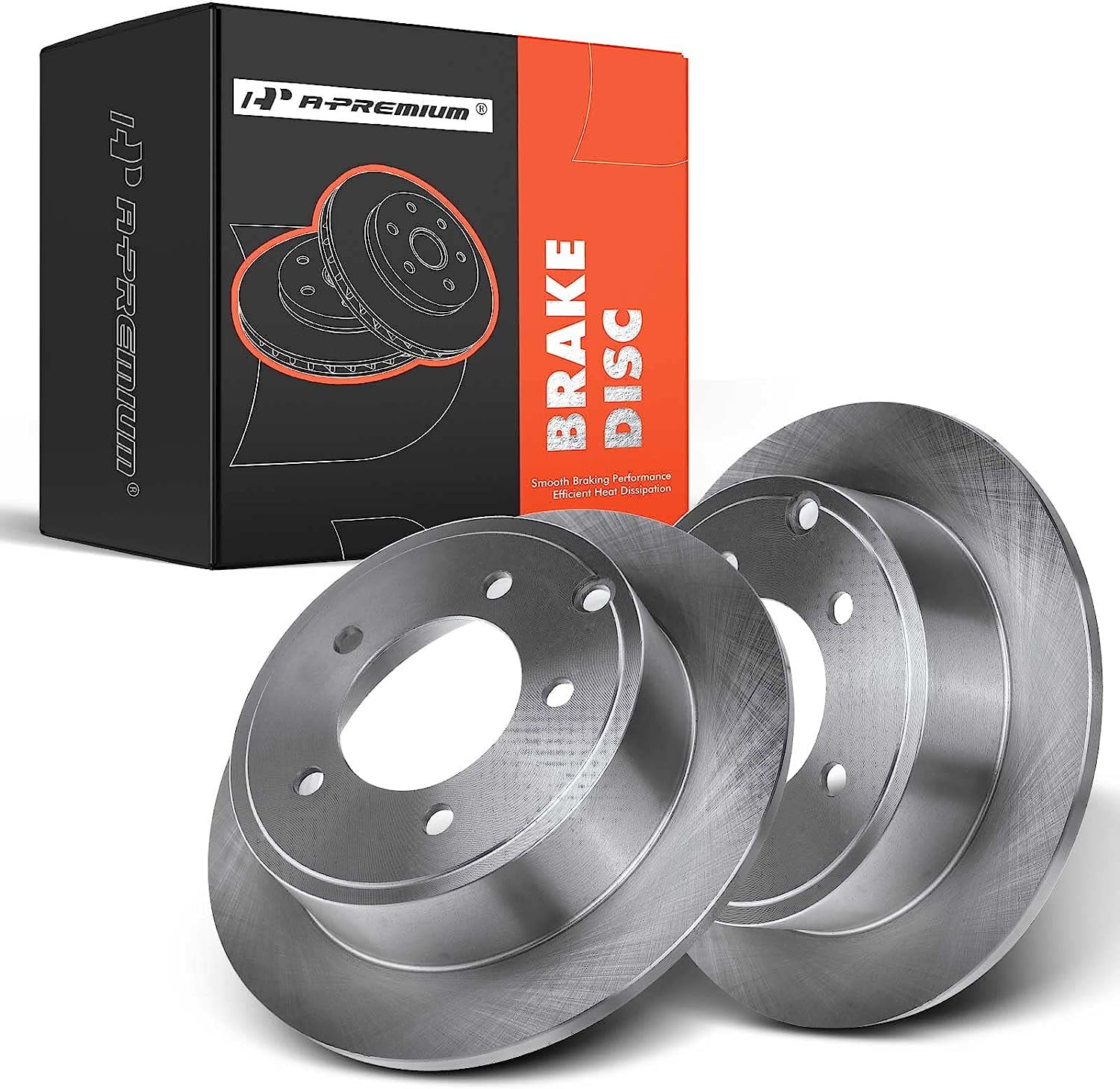 A-Premium Rear Disc Brake Rotors Set Compatible with Jeep Compass ...